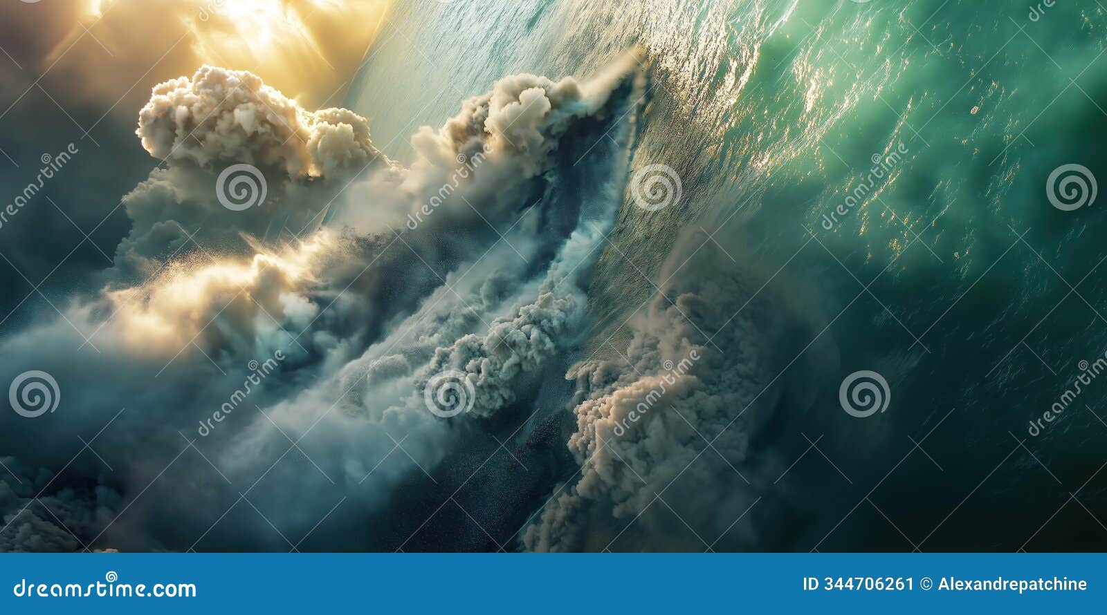 Underwater Gas Pipeline Explosion Creating a Massive Methane Eruption ...