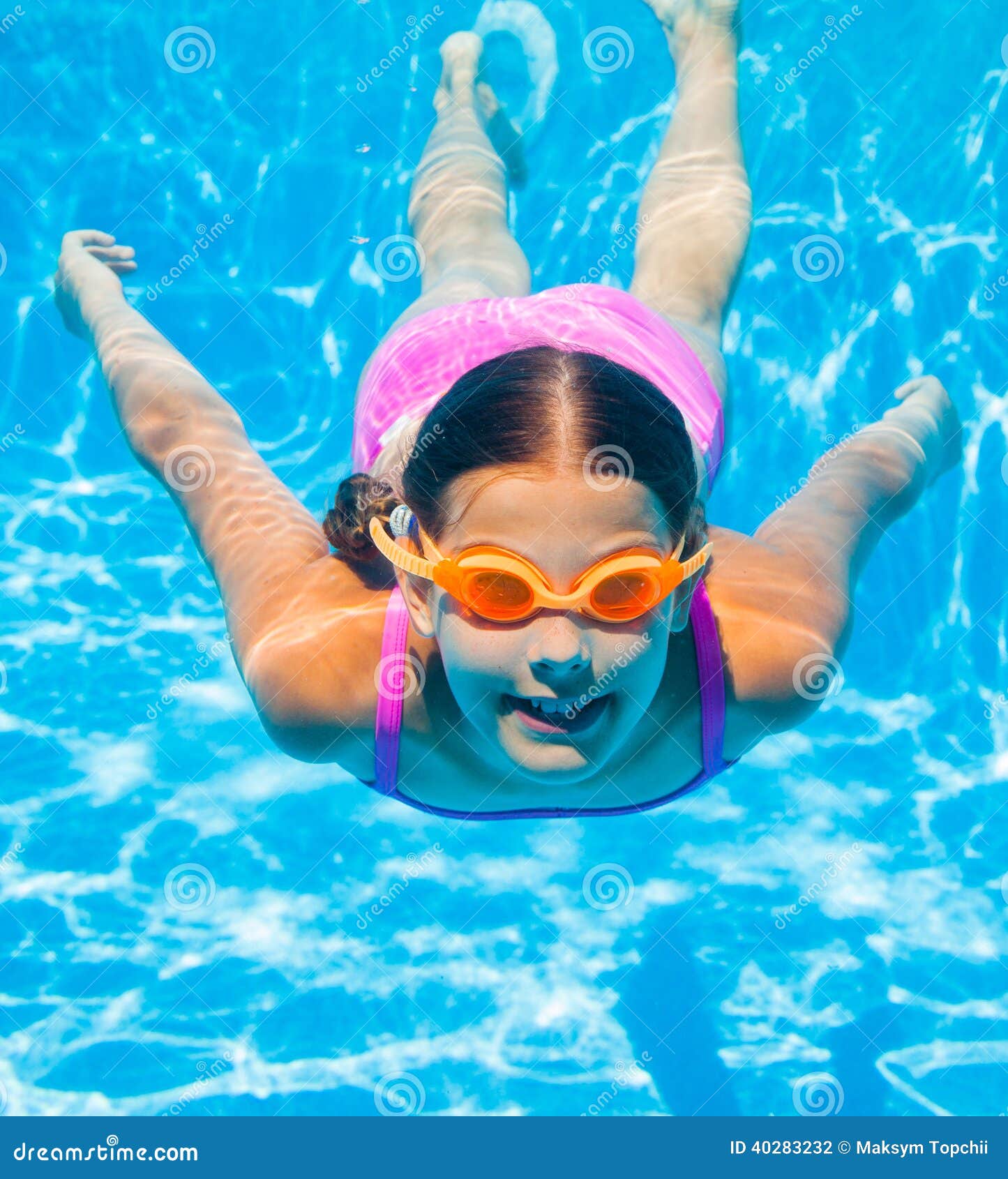 Underwater girl stock photo. Image of active, leisure - 40283232