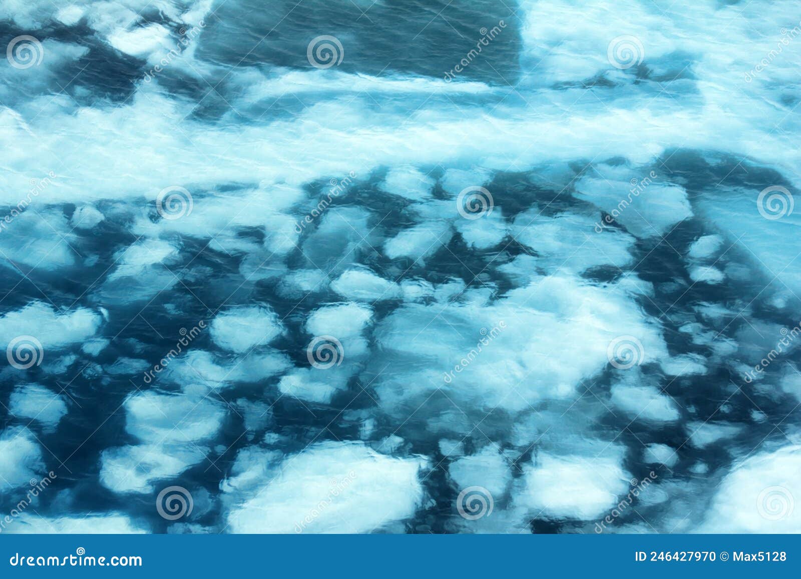 Underwater Ice in the Arctic Ocean Stock Photo - Image of north, cold ...