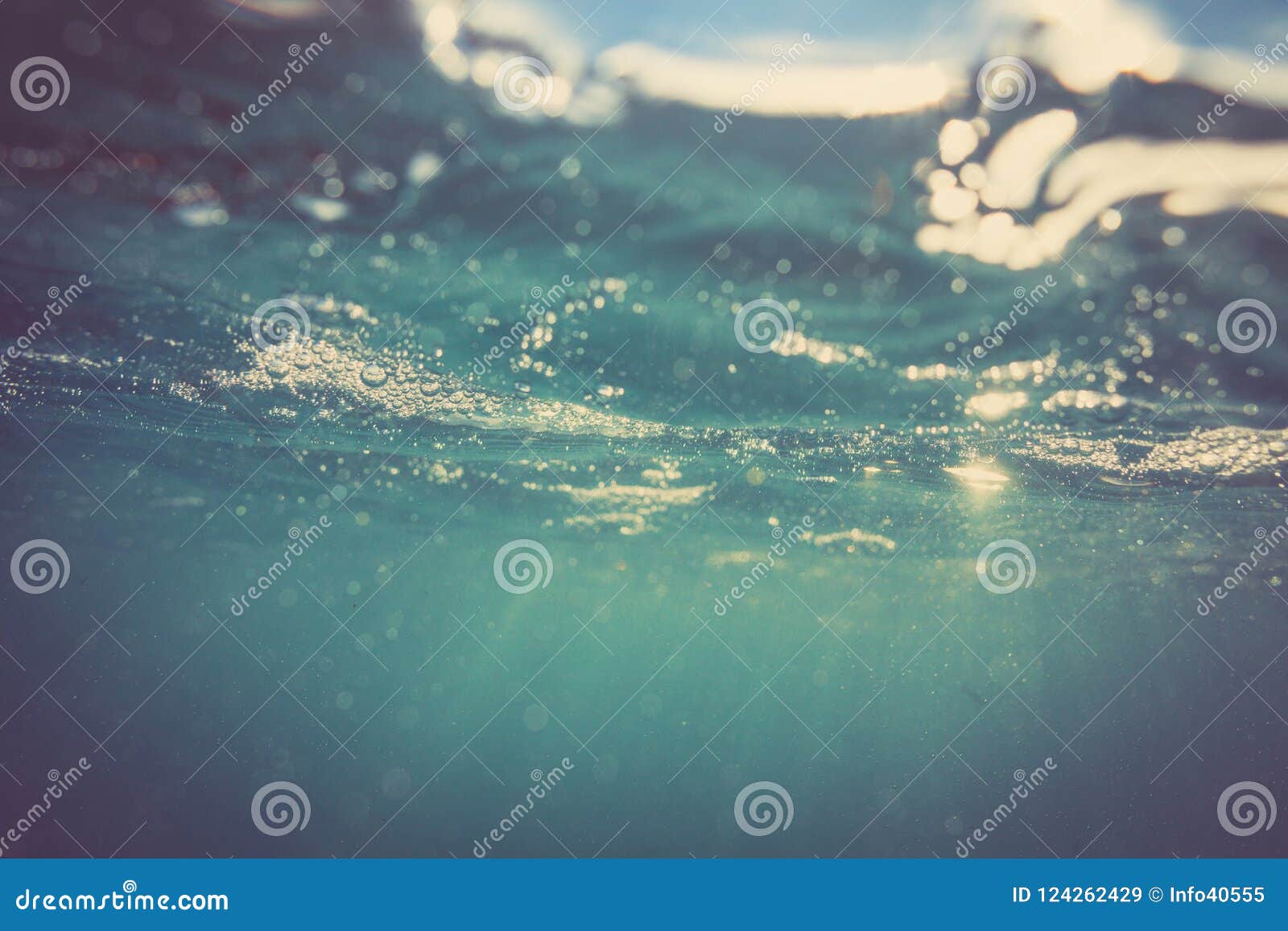 Underwater Just Below Sea Level Stock Image - Image of scenic, large ...