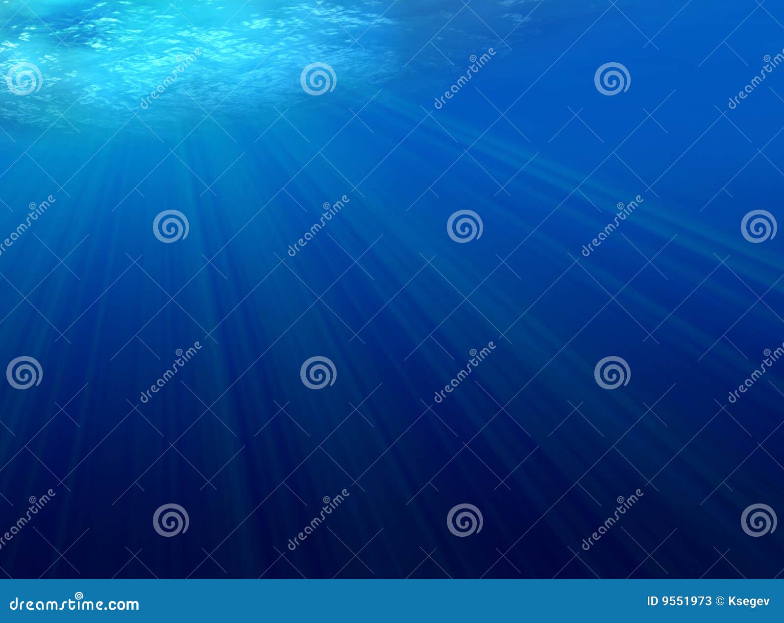Underwater Light Beams Box Template Royalty-Free Stock Photography ...