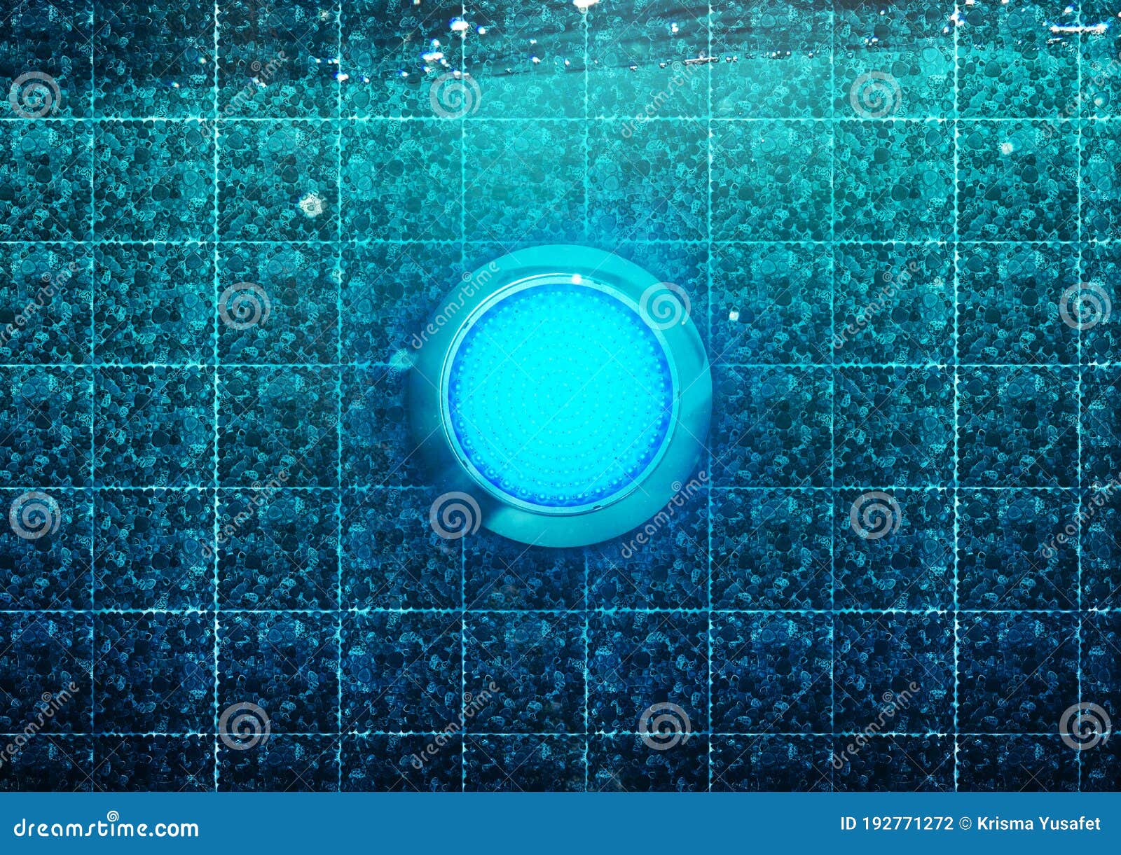 Underwater Lighting Application for Swimming Pool with Square Stone ...