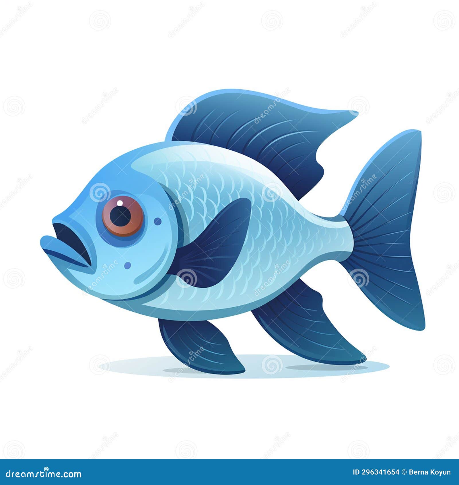 Underwater Magic Fish Illustration Stock Illustration - Illustration of ...
