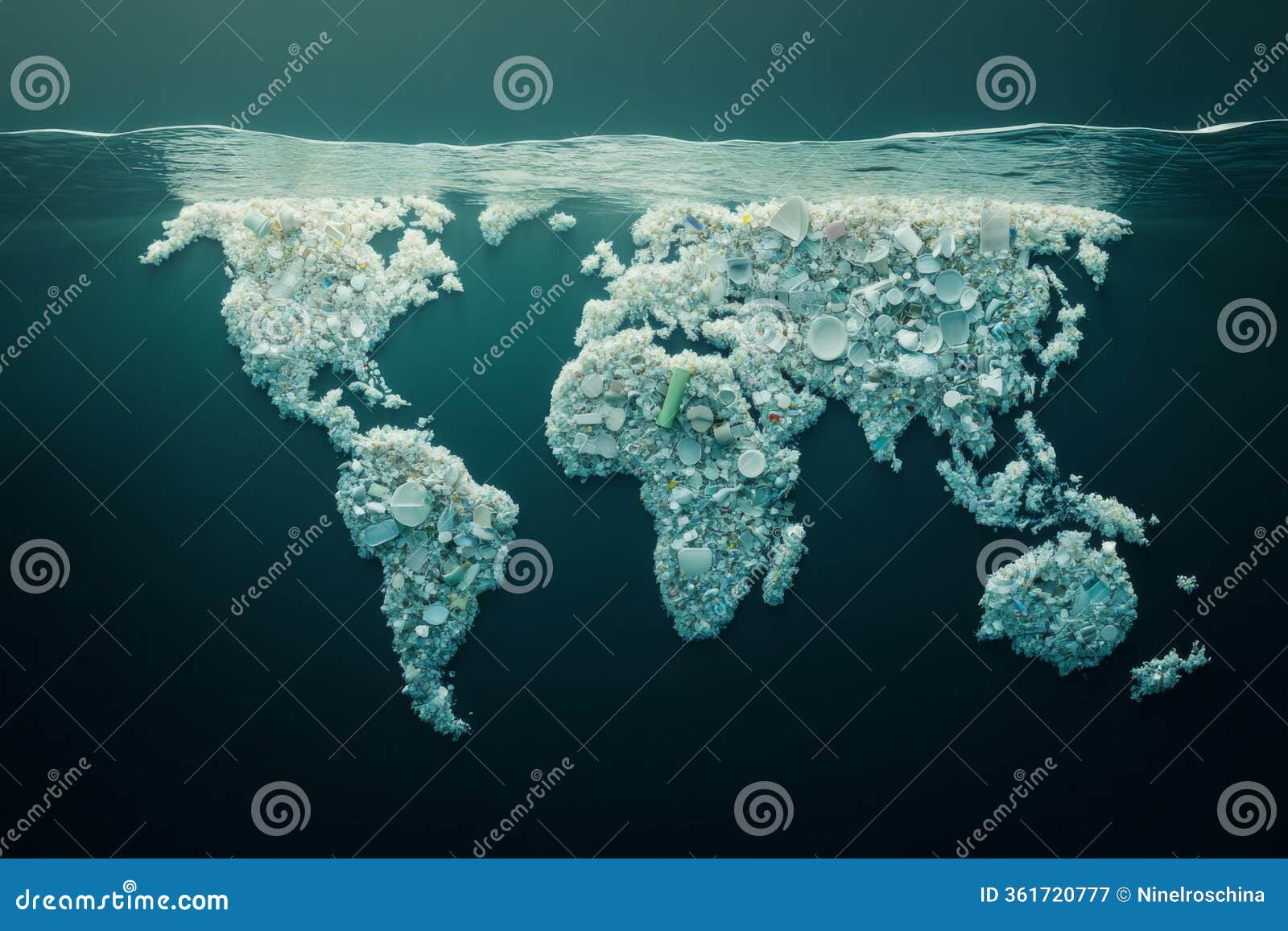 Underwater Map Created from Ocean Plastic Highlights Global Pollution ...