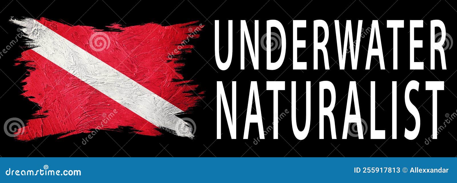 Underwater Naturalist, Diver Down Flag, Scuba Flag Royalty-Free Stock ...