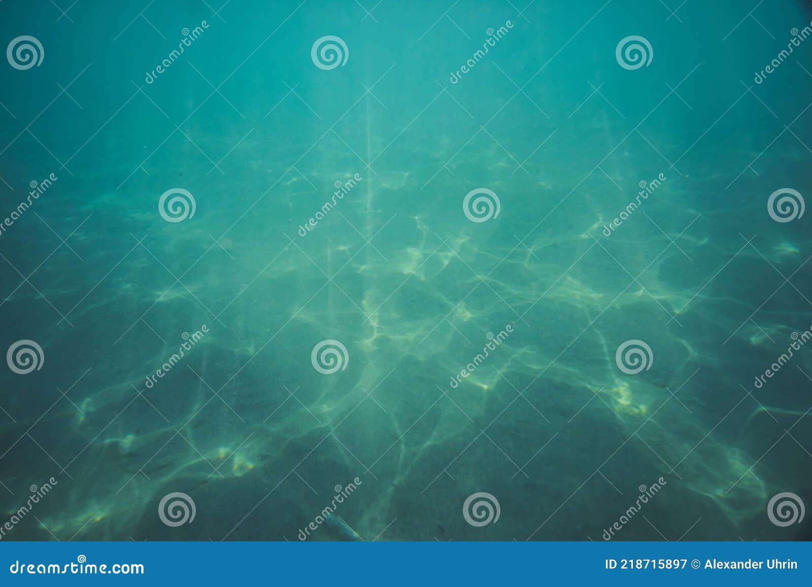 Underwater in Ocean Light Reflections. Stock Image - Image of deep ...