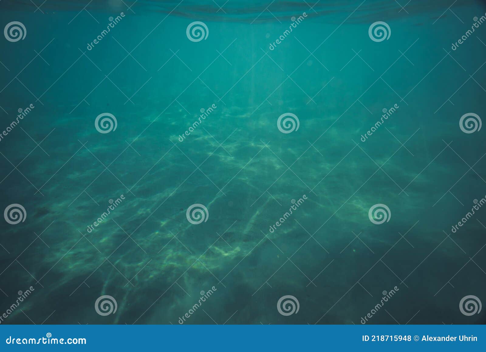 Underwater in Ocean Light Reflections. Stock Photo - Image of aquatic ...
