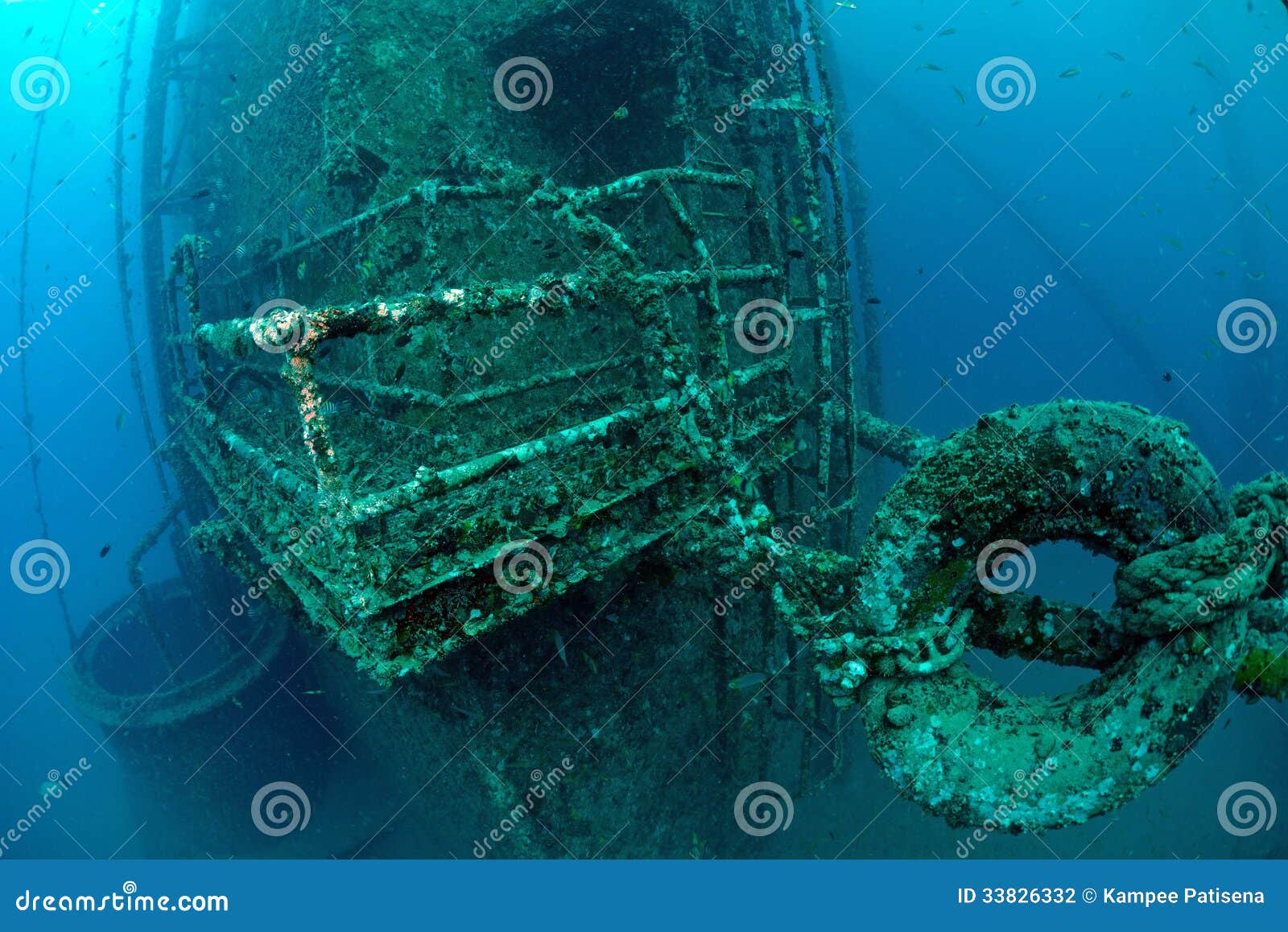 Underwater oil rig stock photo. Image of blue, drilling - 33826332