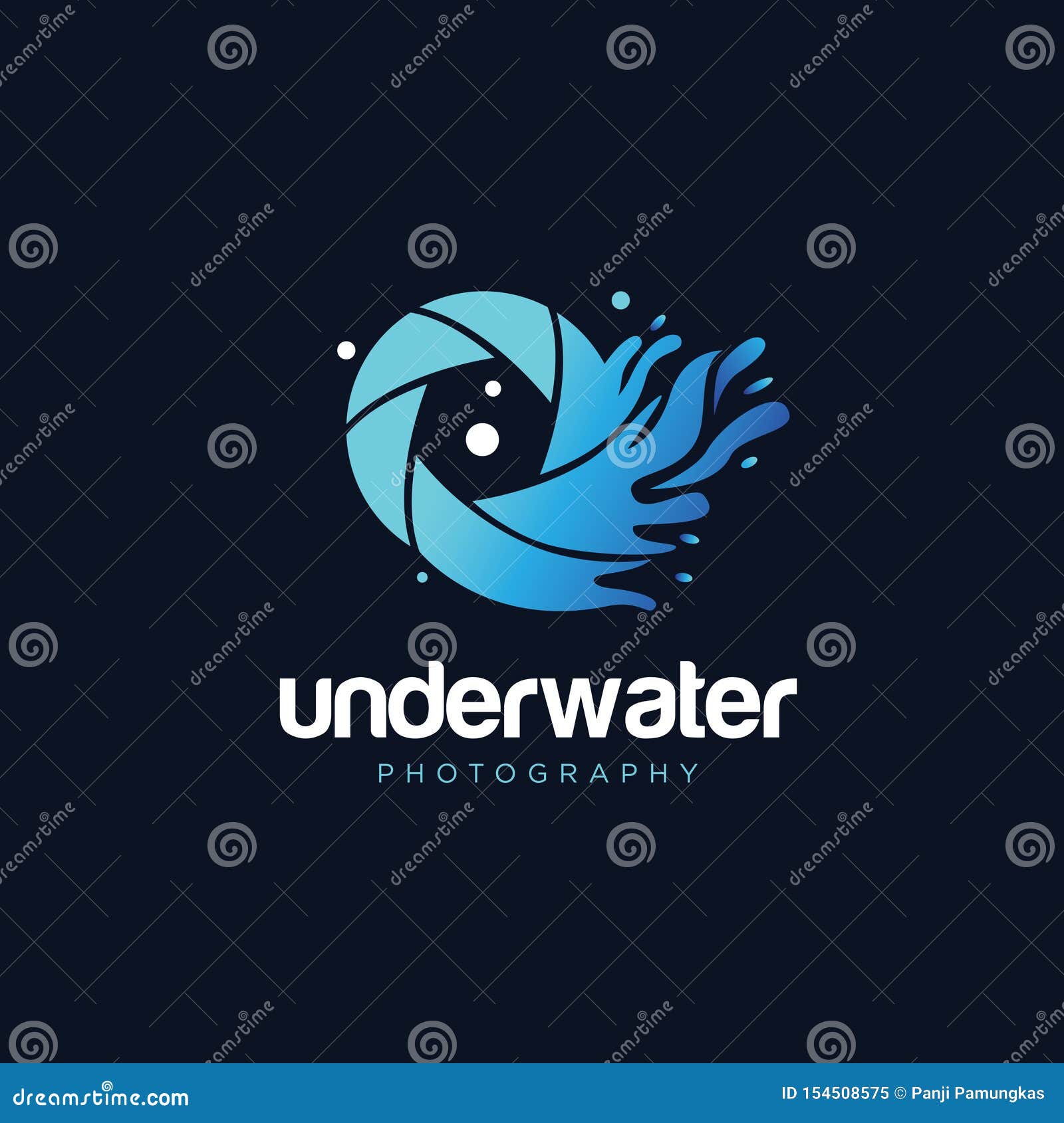Underwater Photography Logo Design Symbol Icon Stock Illustration ...