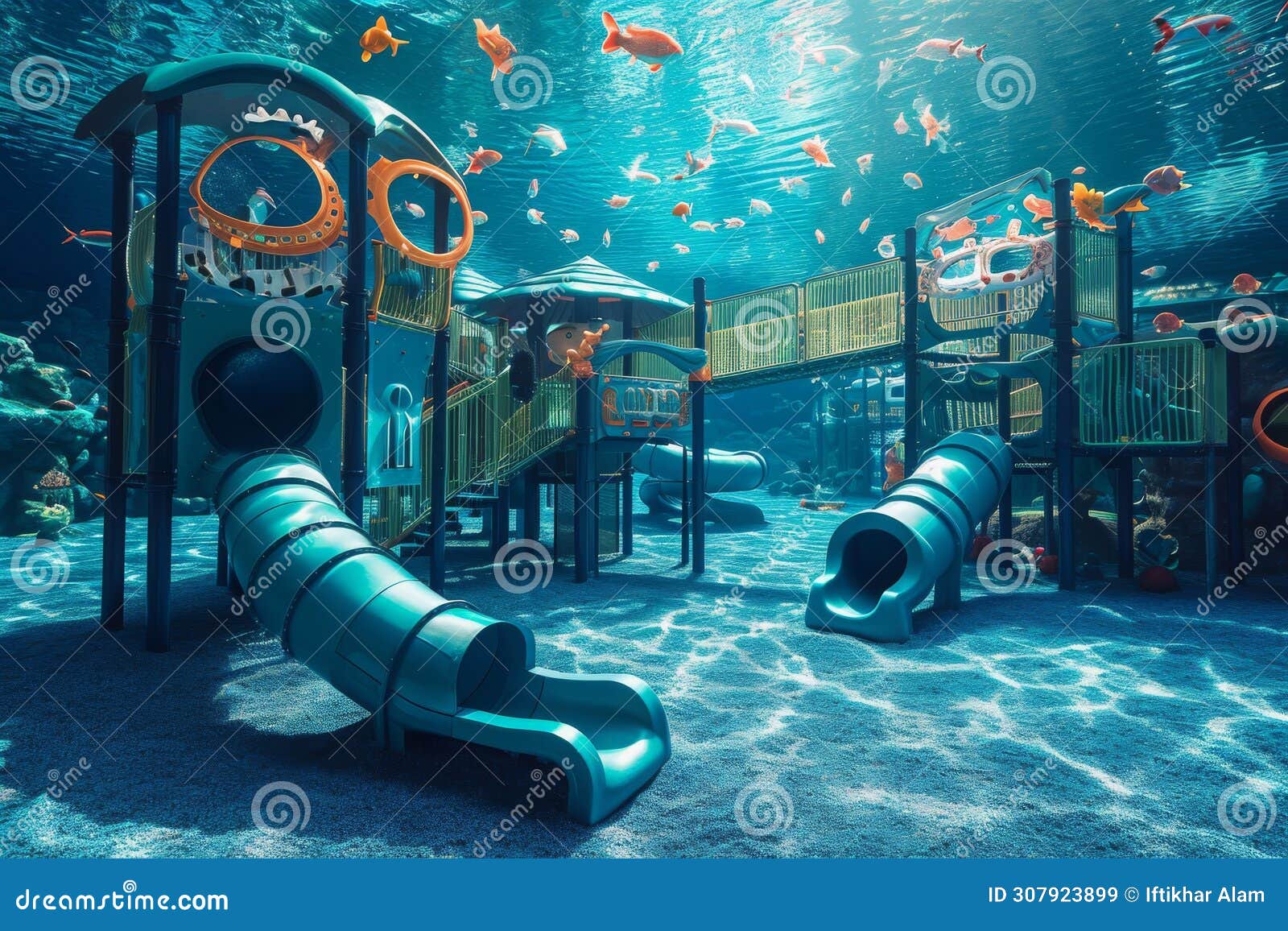 An Underwater Playground in the Middle of the Ocean, an Underwater ...