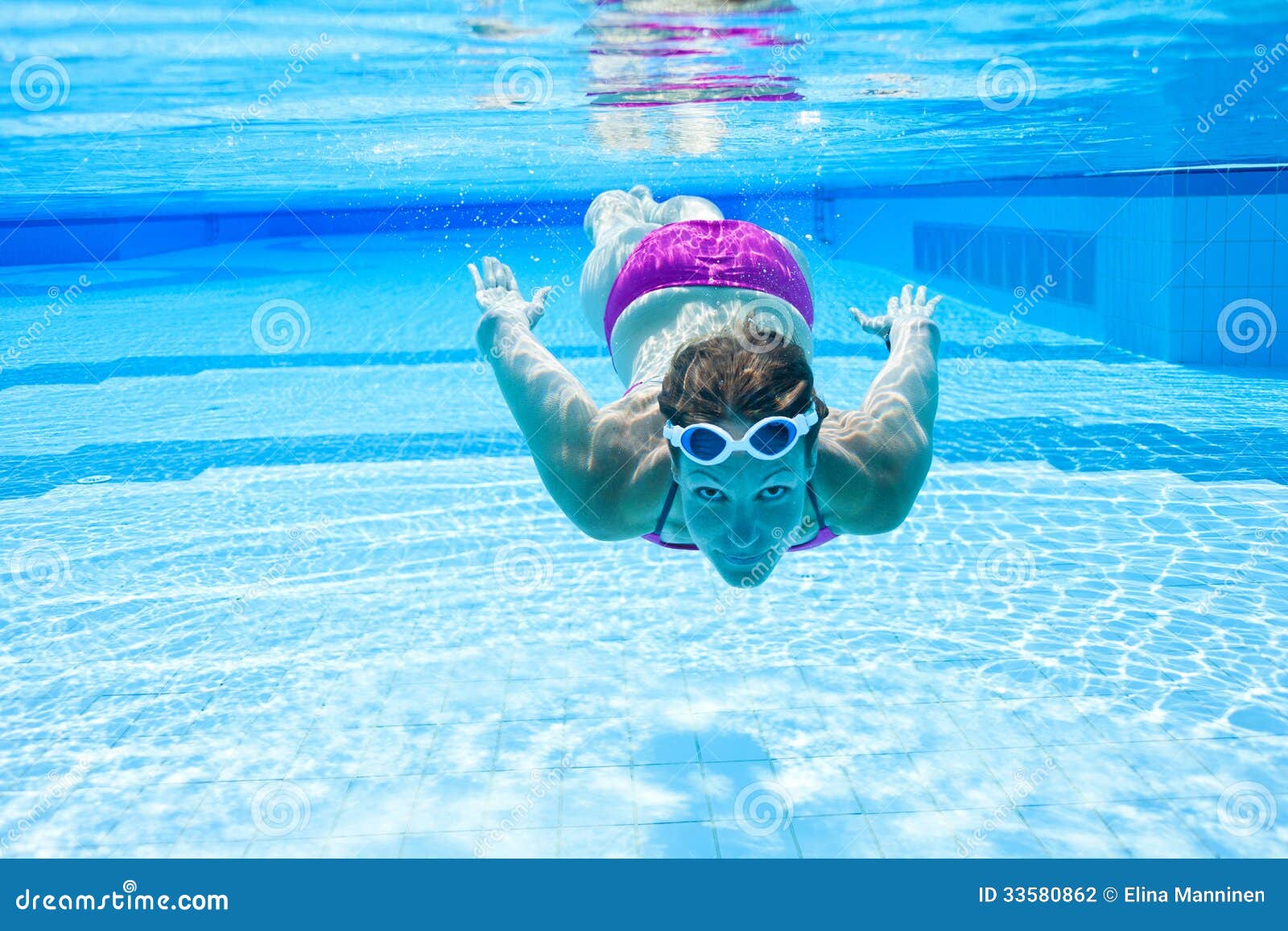 Underwater in pool stock photo. Image of fitness, bright - 33580862