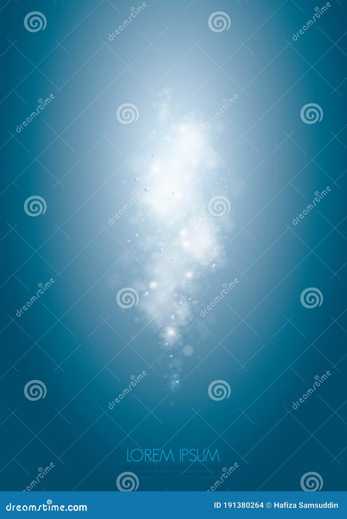 Underwater Poster. Vector Illustration Decorative Design Stock Vector ...
