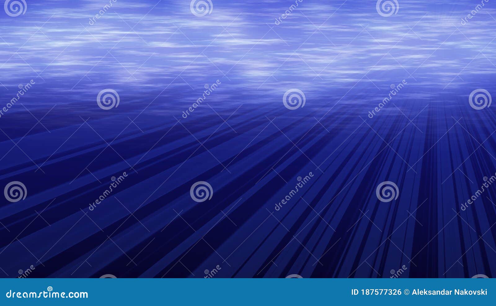 Underwater Ray Light, Sun Light Stock Illustration - Illustration of ...