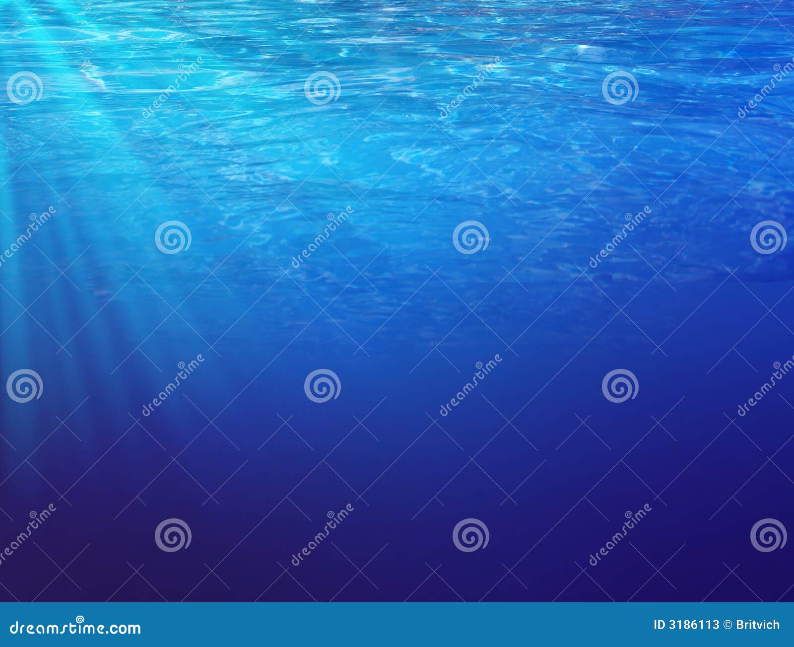 Underwater rays stock image. Image of surface, swim, shaft - 3186113
