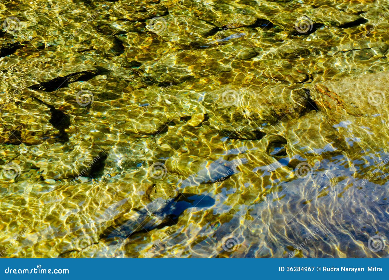 Underwater Reflection of Rocks Stock Image - Image of sikkim, rippled ...