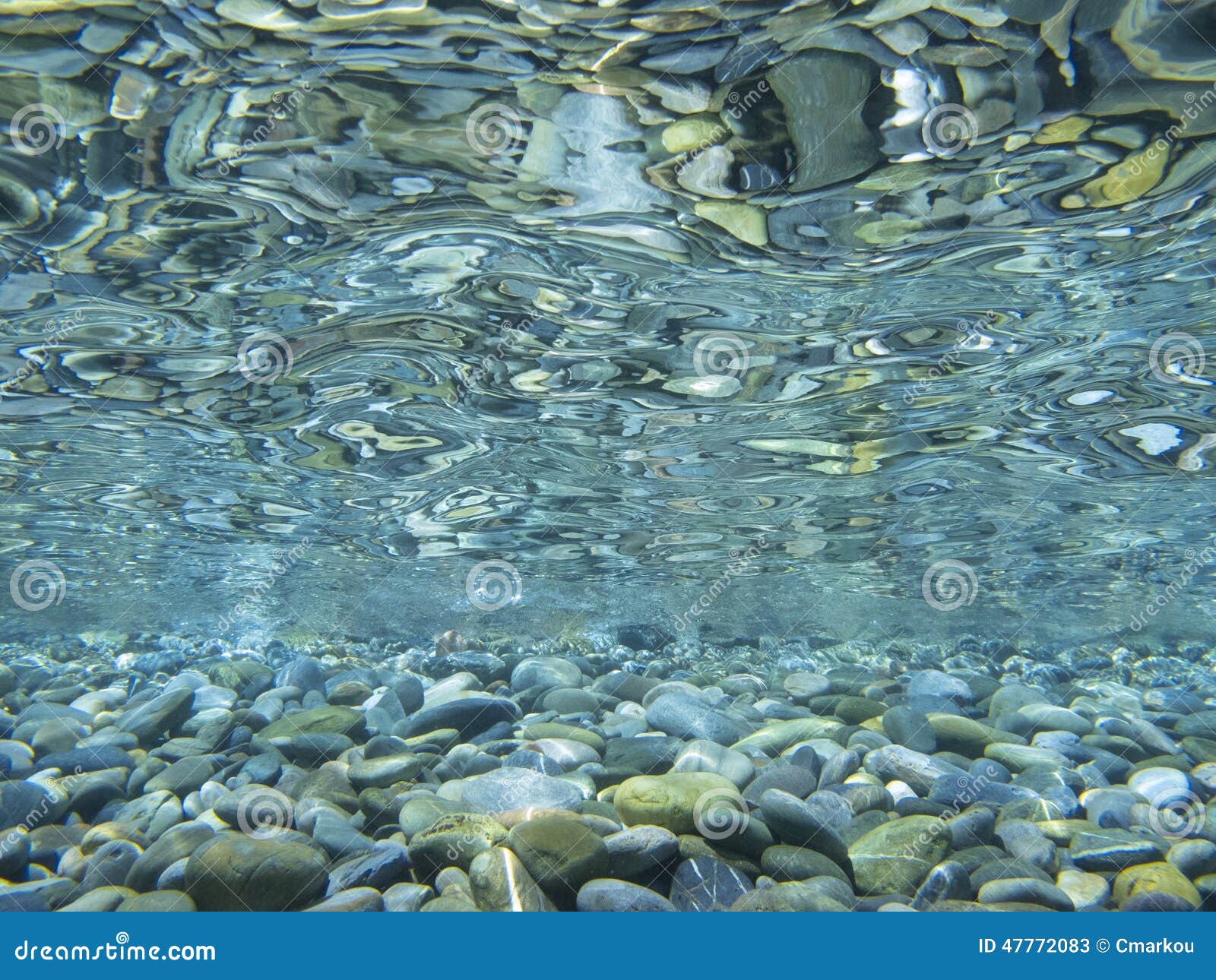 Underwater reflection stock image. Image of abstract - 47772083