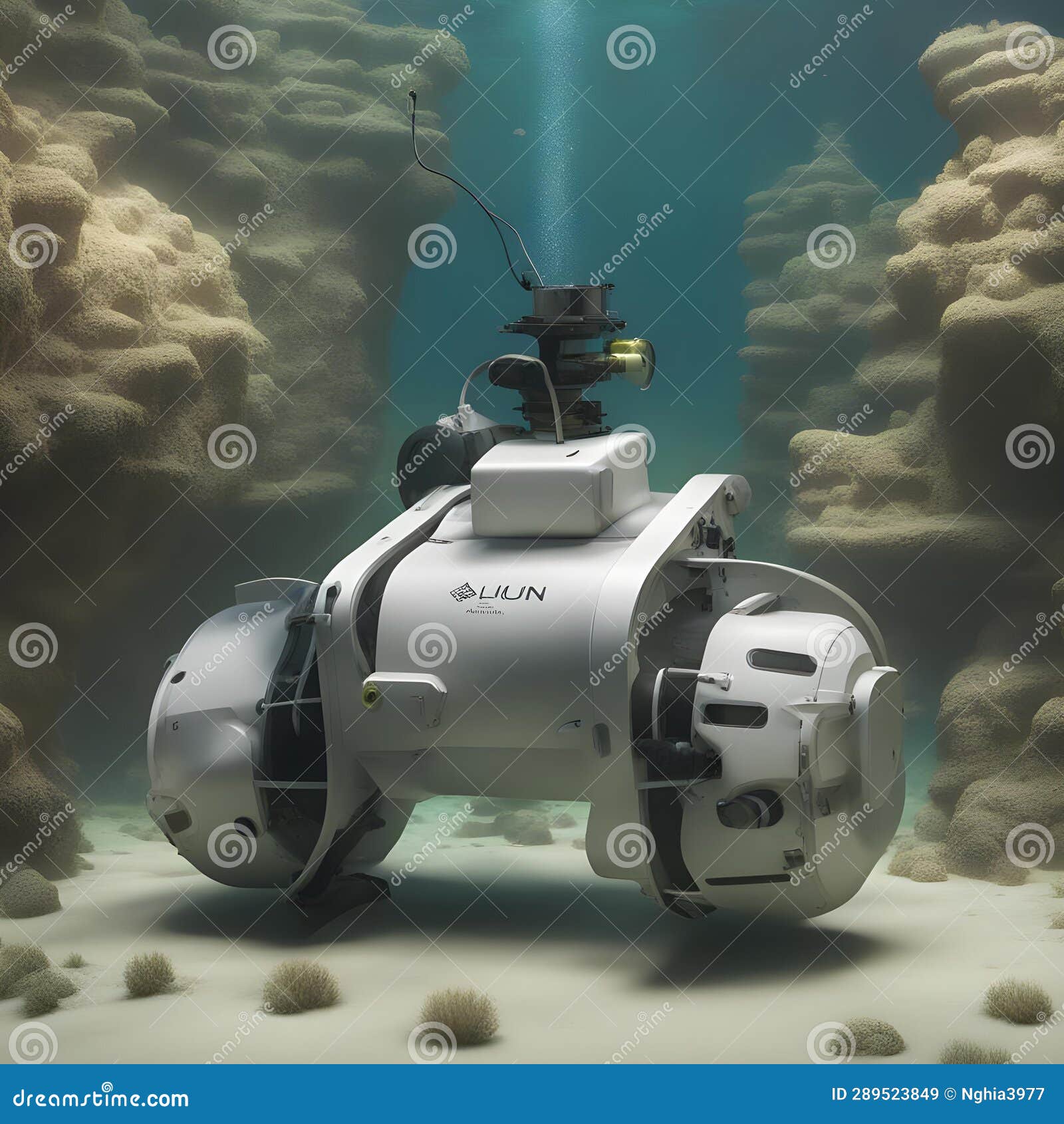 An Underwater Robot Designed To Explore and Document Submerged Ruins ...