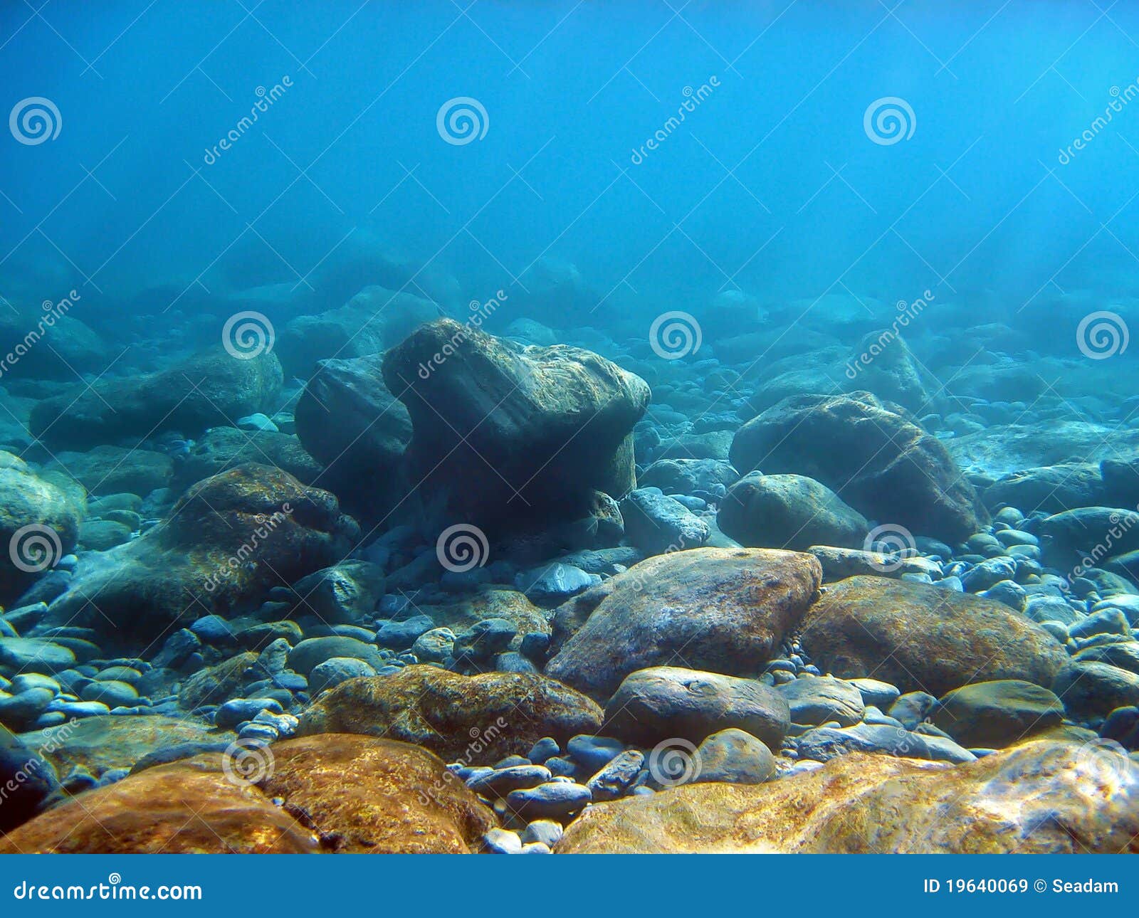 Underwater rocks stock image. Image of mediterranean - 19640069