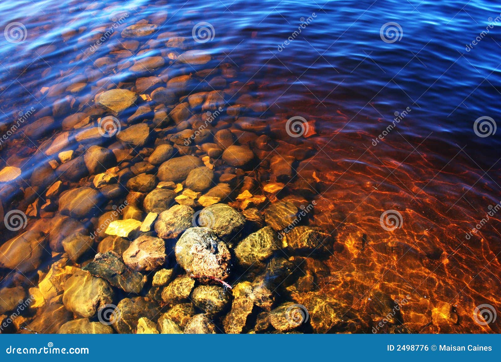 Underwater Rocks stock photo. Image of cottage, lake, ripple - 2498776