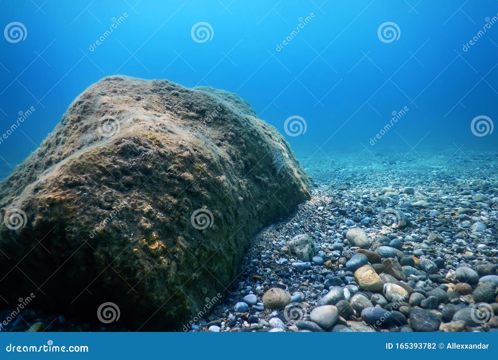 Underwater Rocks and Pebbles on the Seabed Stock Photo - Image of rocks ...