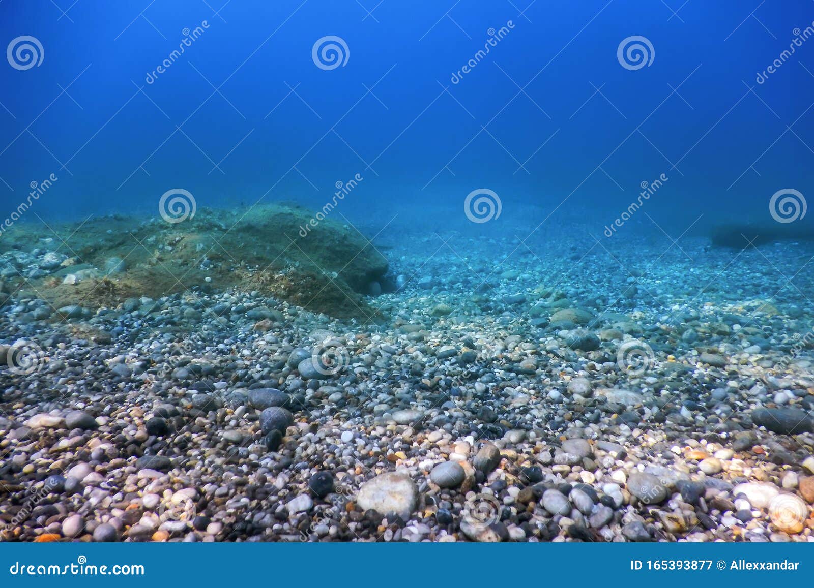 Underwater Rocks And Sand From Riviera Maya Royalty-Free Stock ...