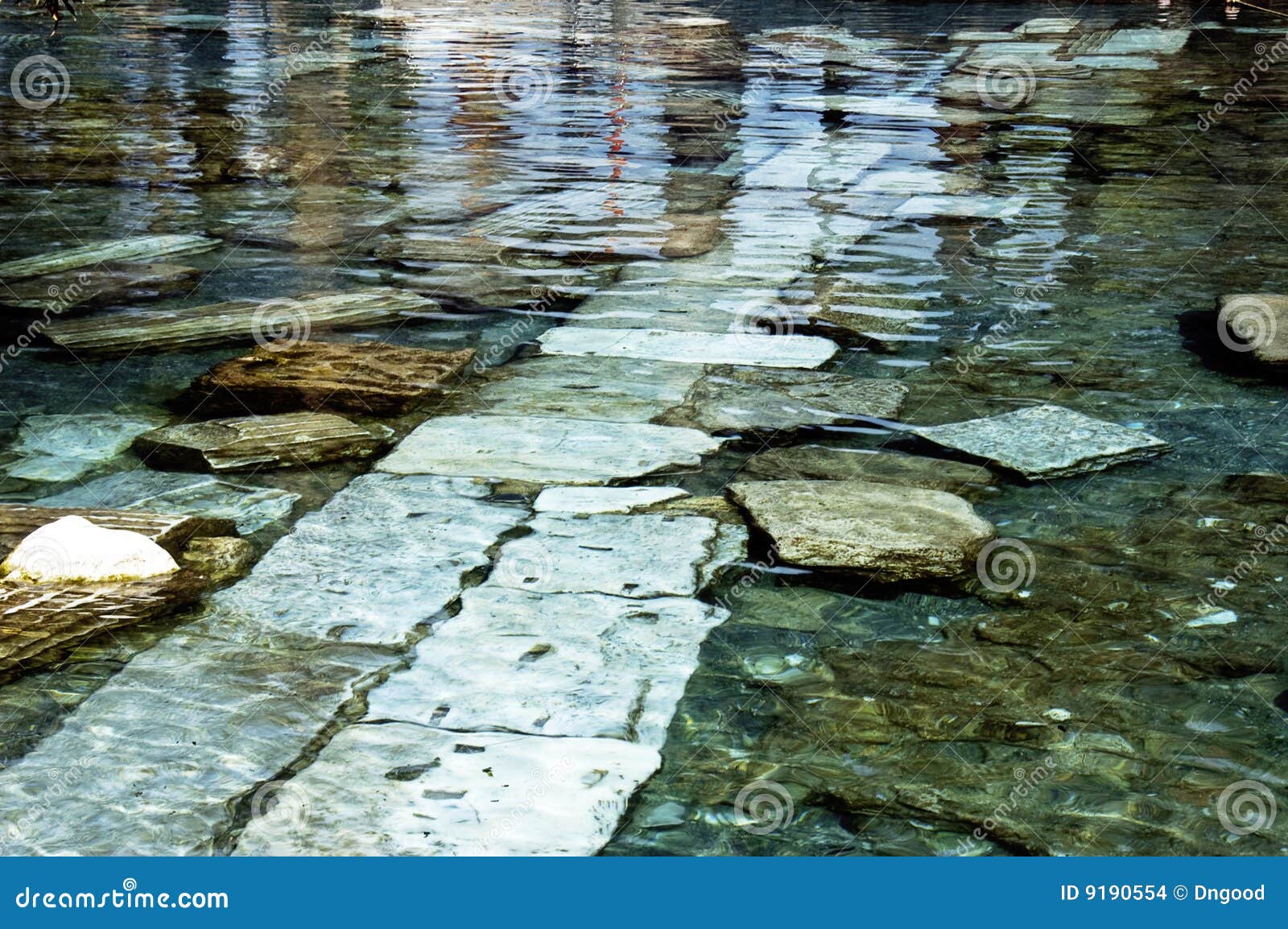 Underwater ruins stock photo. Image of marble, greece - 9190554