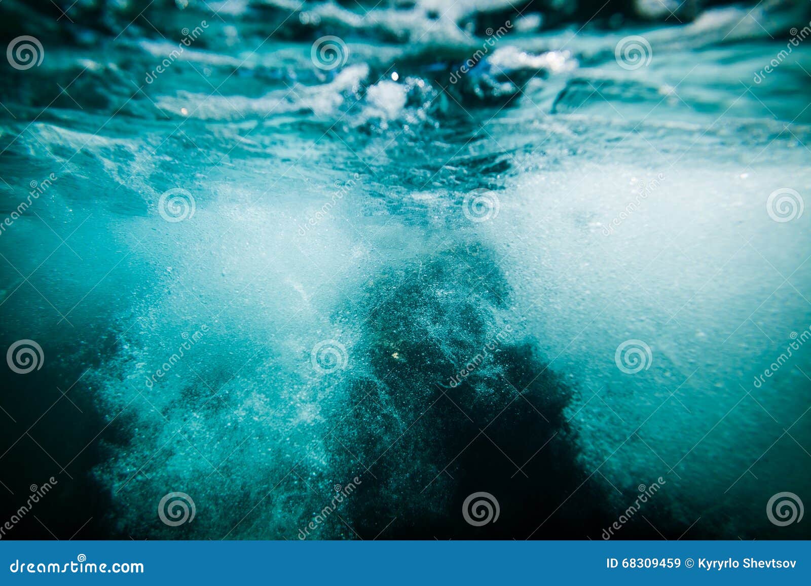Underwater Sea Bubbles Background Stock Image - Image of bubbles ...