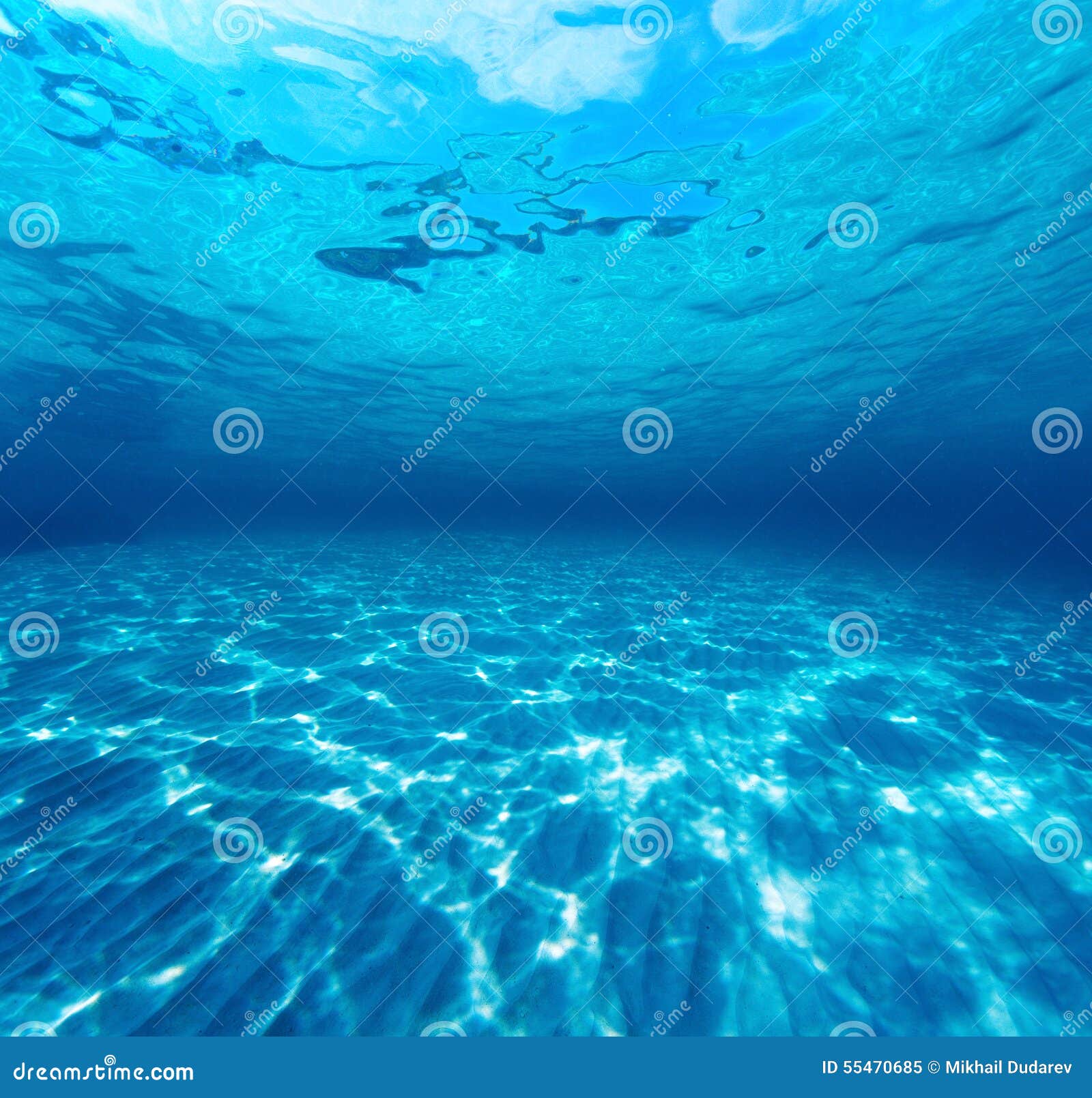 Underwater Shot of the Sea Sandy Bottom Stock Image - Image of clear ...