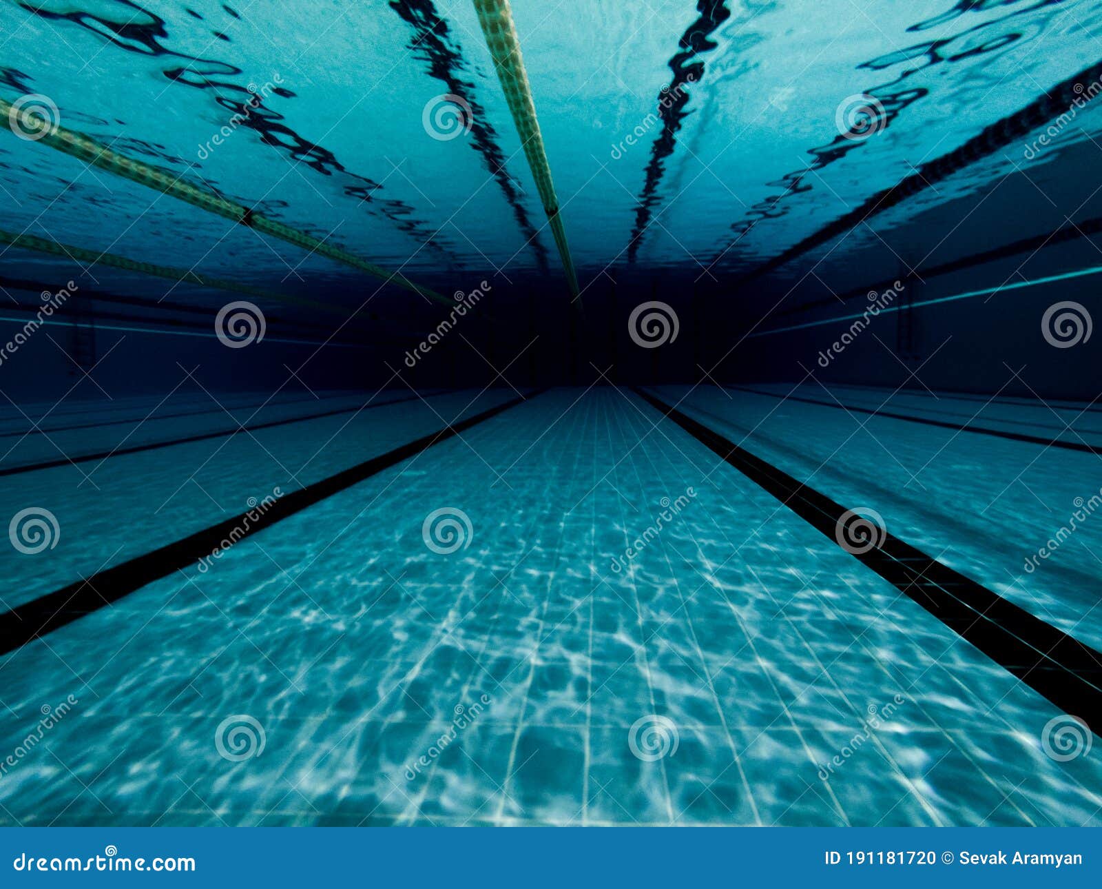 Underwater Shot of the Swimming Pool Stock Photo - Image of tile, light ...