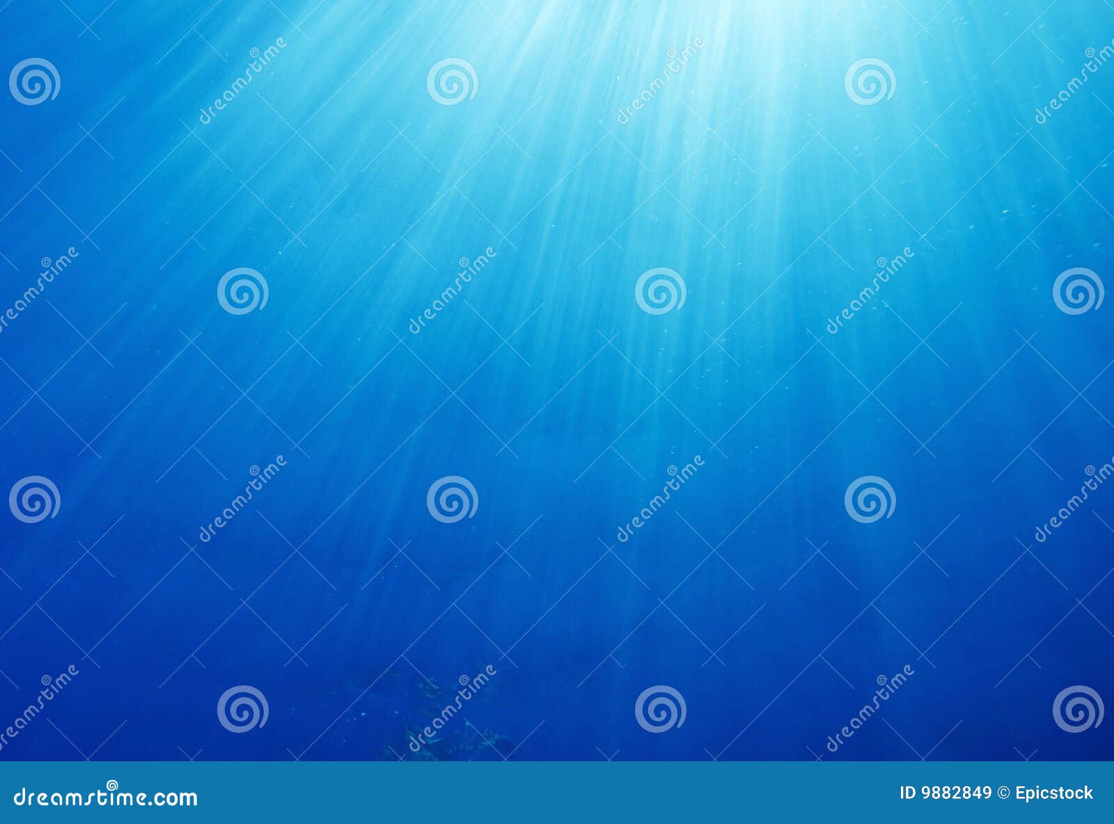 Underwater Sun Rays stock image. Image of shine, aquamarine - 9882849
