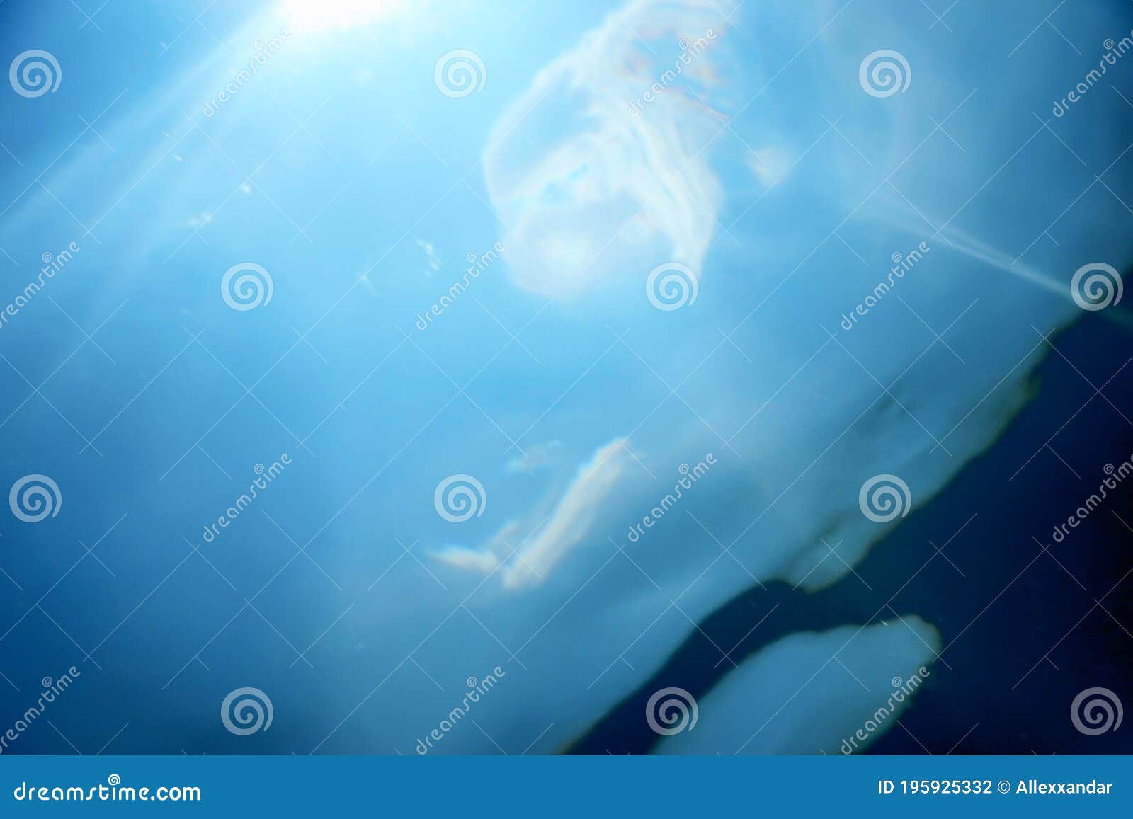 Underwater Sunlight through Water Surface, Underwater Background Stock ...