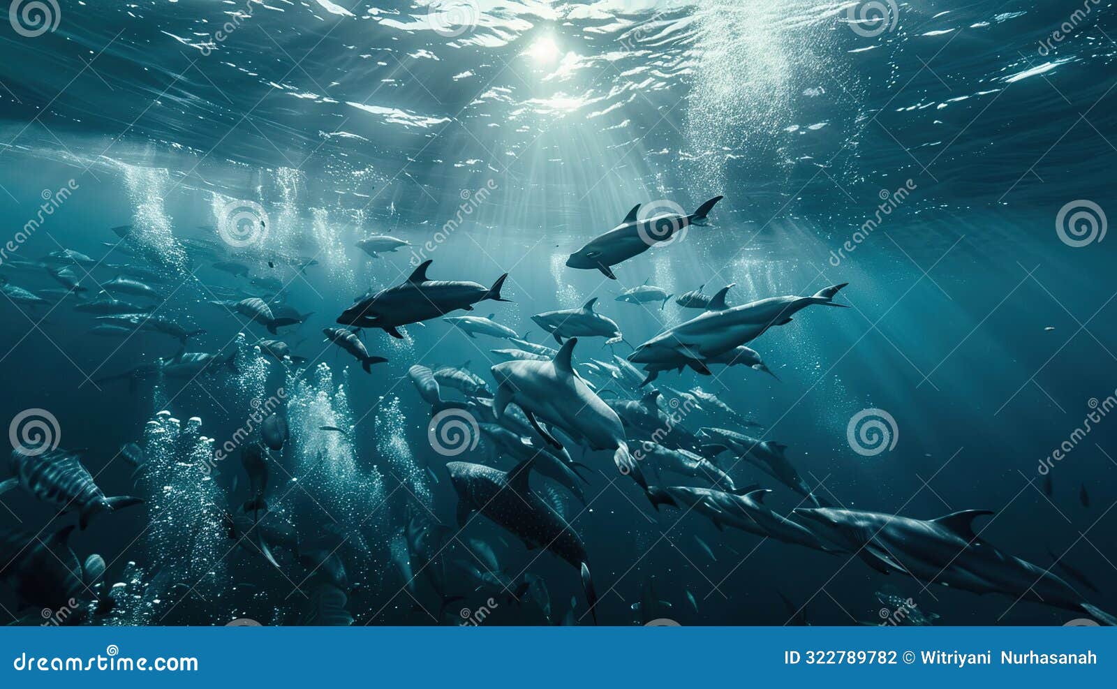 Underwater Symphony, Harmonious Interaction among Ocean Animals ...