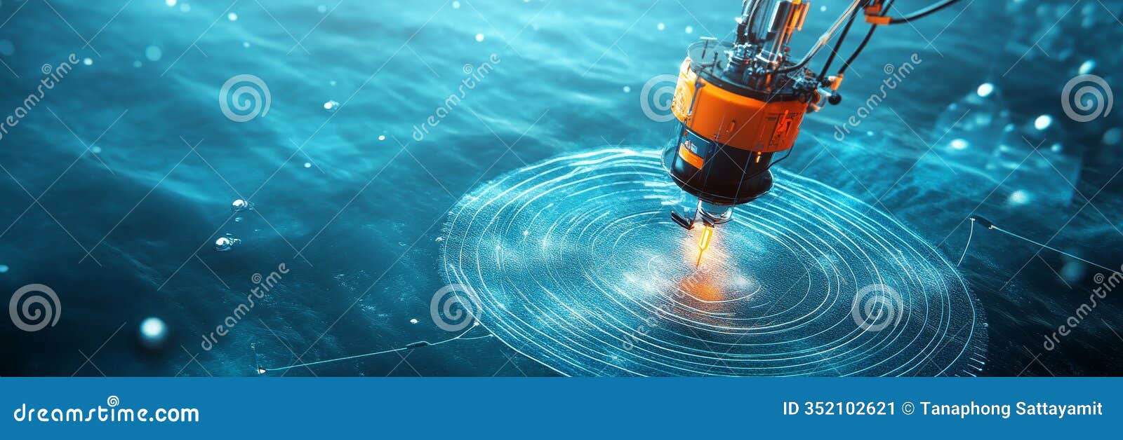 Oceanographic Robotic Probe Underwater Technology Marine Exploration ...