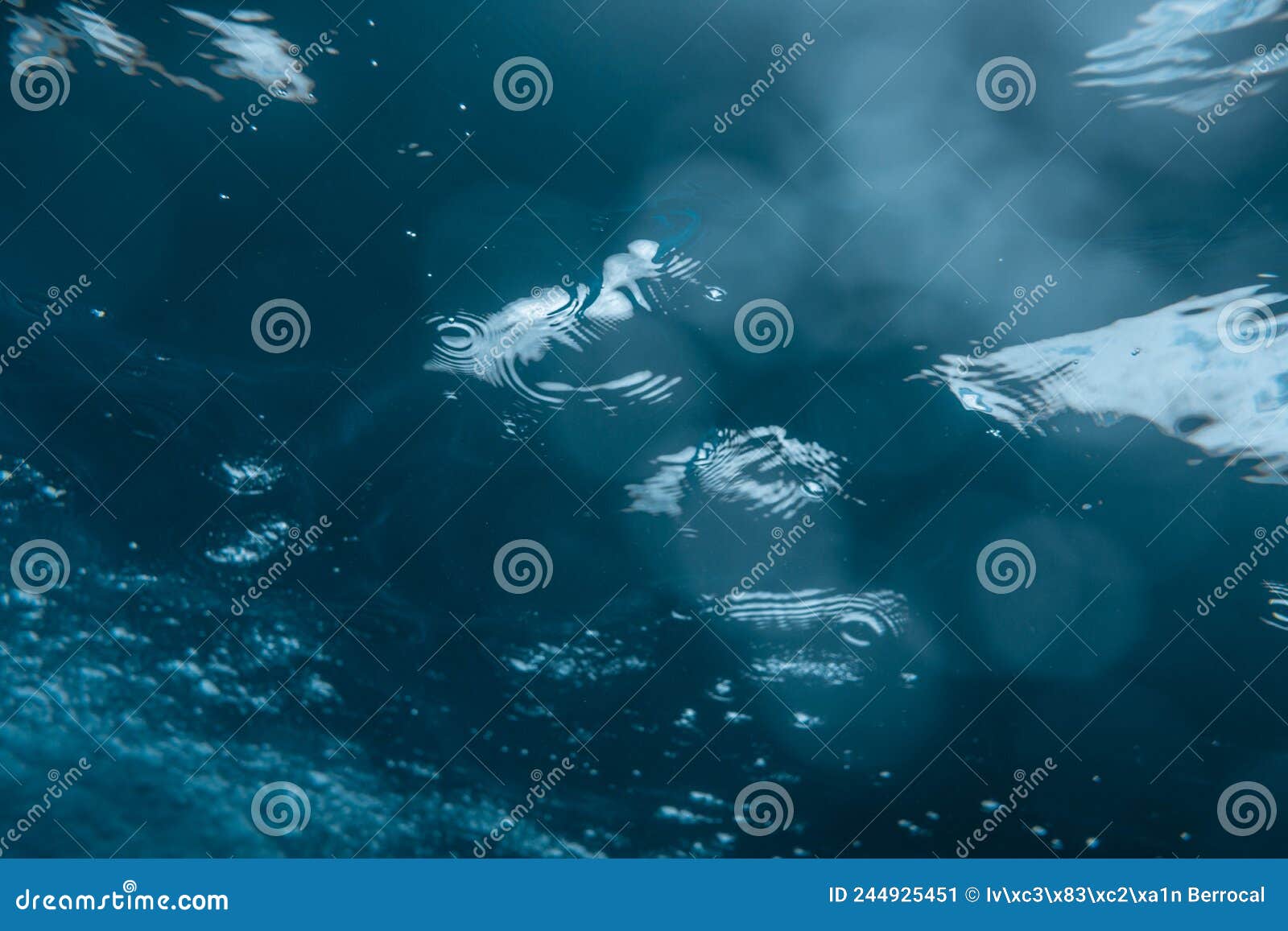 Underwater Texture. Underwater Picture of the Surface of the Ocean ...