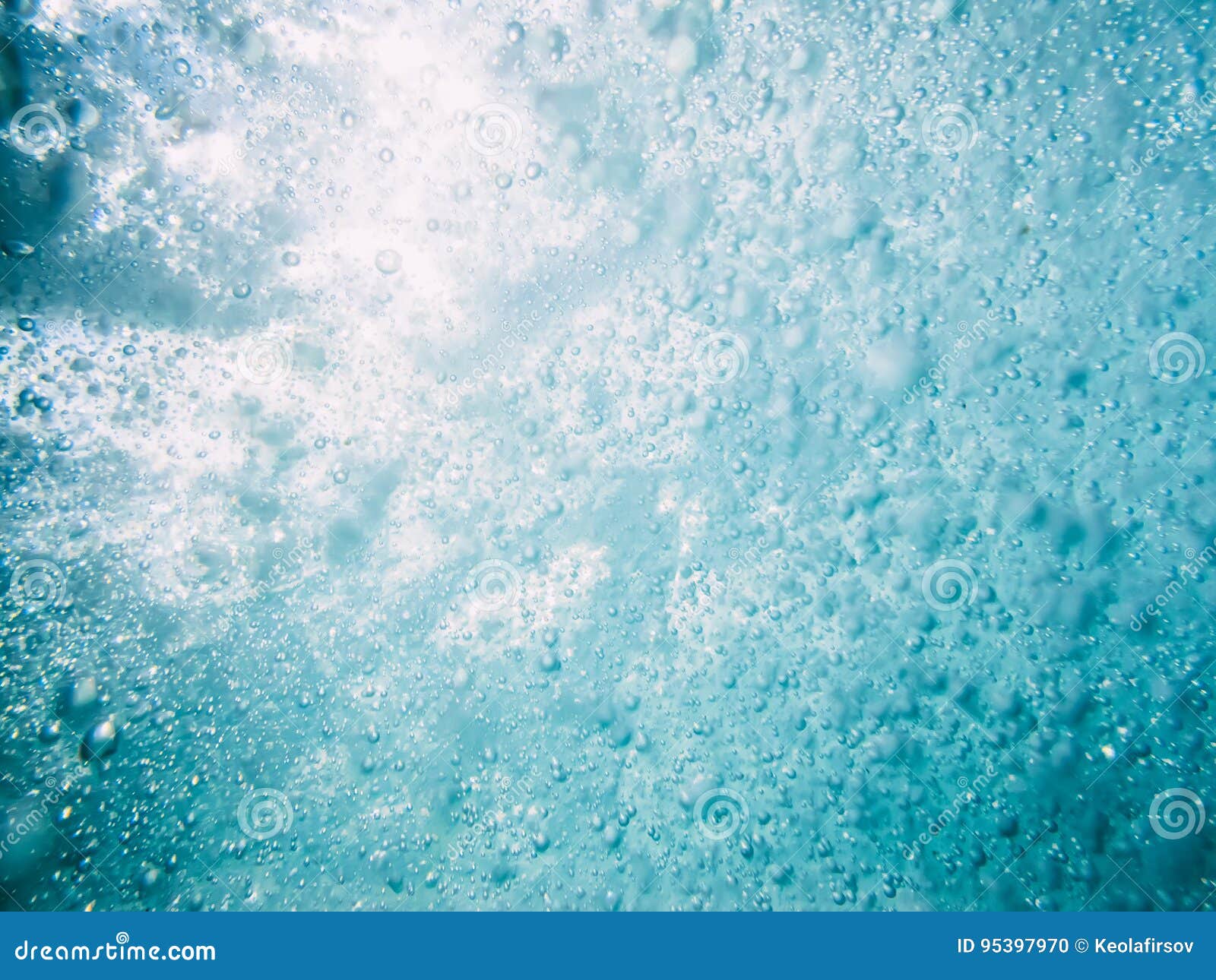 Underwater in Tropical Sea. Water Texture in Ocean Stock Photo - Image ...