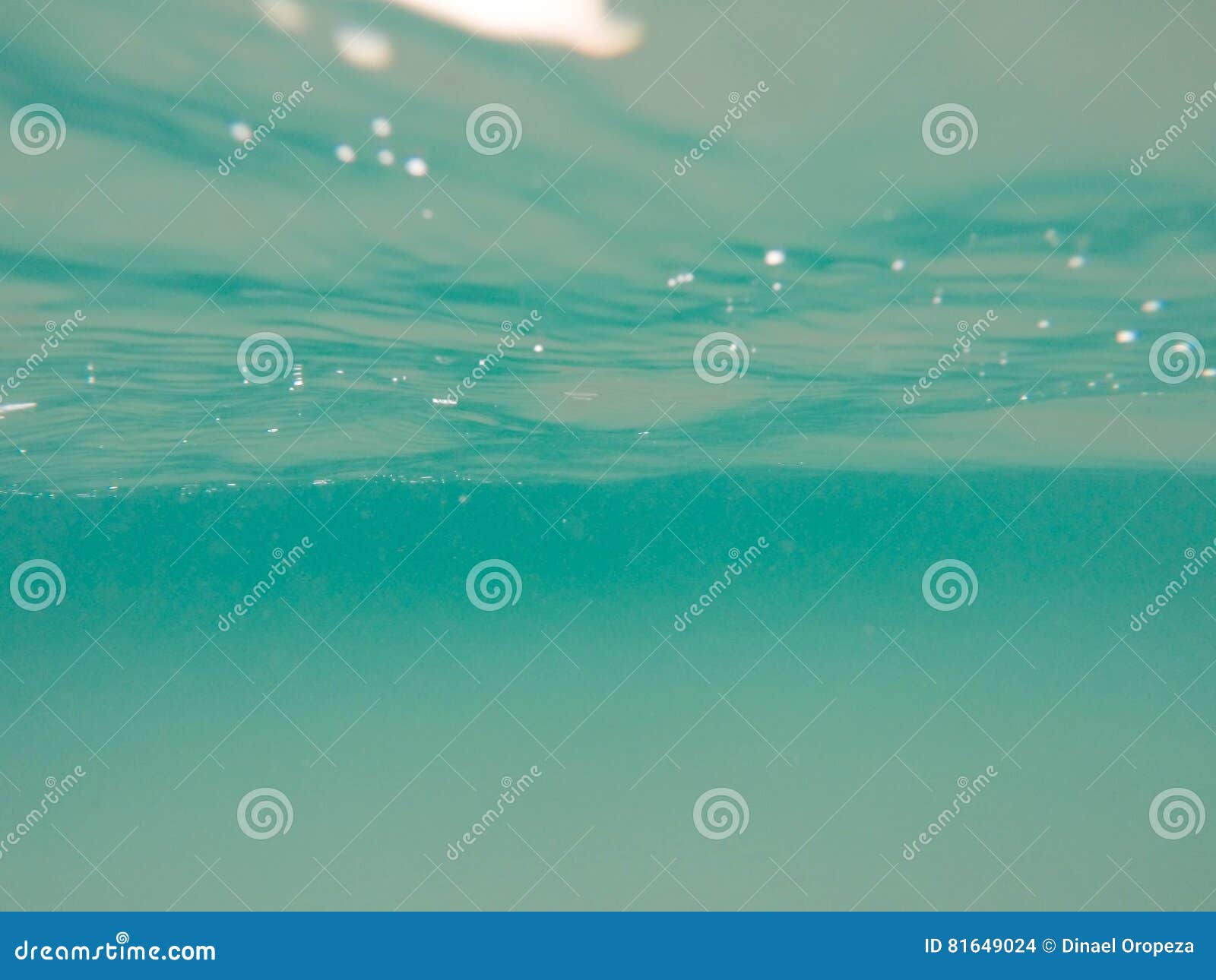 Underwater Turquoise Background in Sea Stock Photo - Image of abstract ...