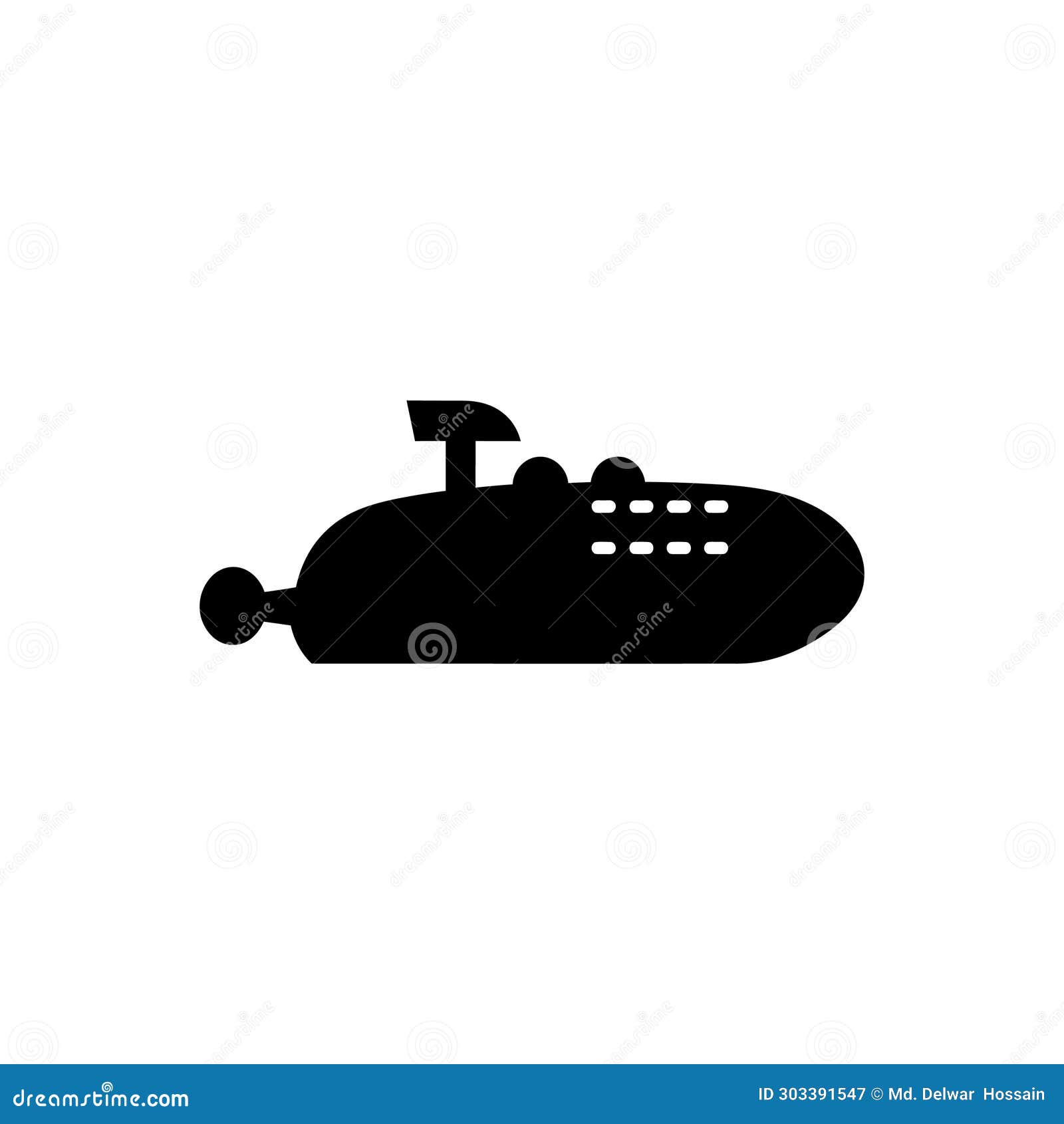 Underwater vessel icon stock vector. Illustration of exploration ...
