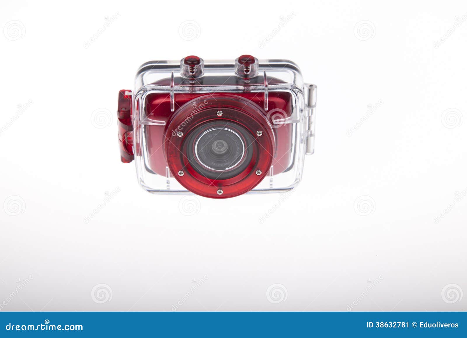 Underwater Video Camera Waterproof Case Stock Image - Image of ...