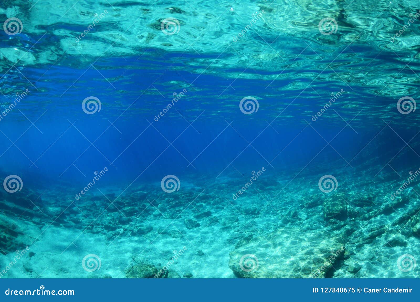 Empty Underwater For Background And Design Stock Photography ...
