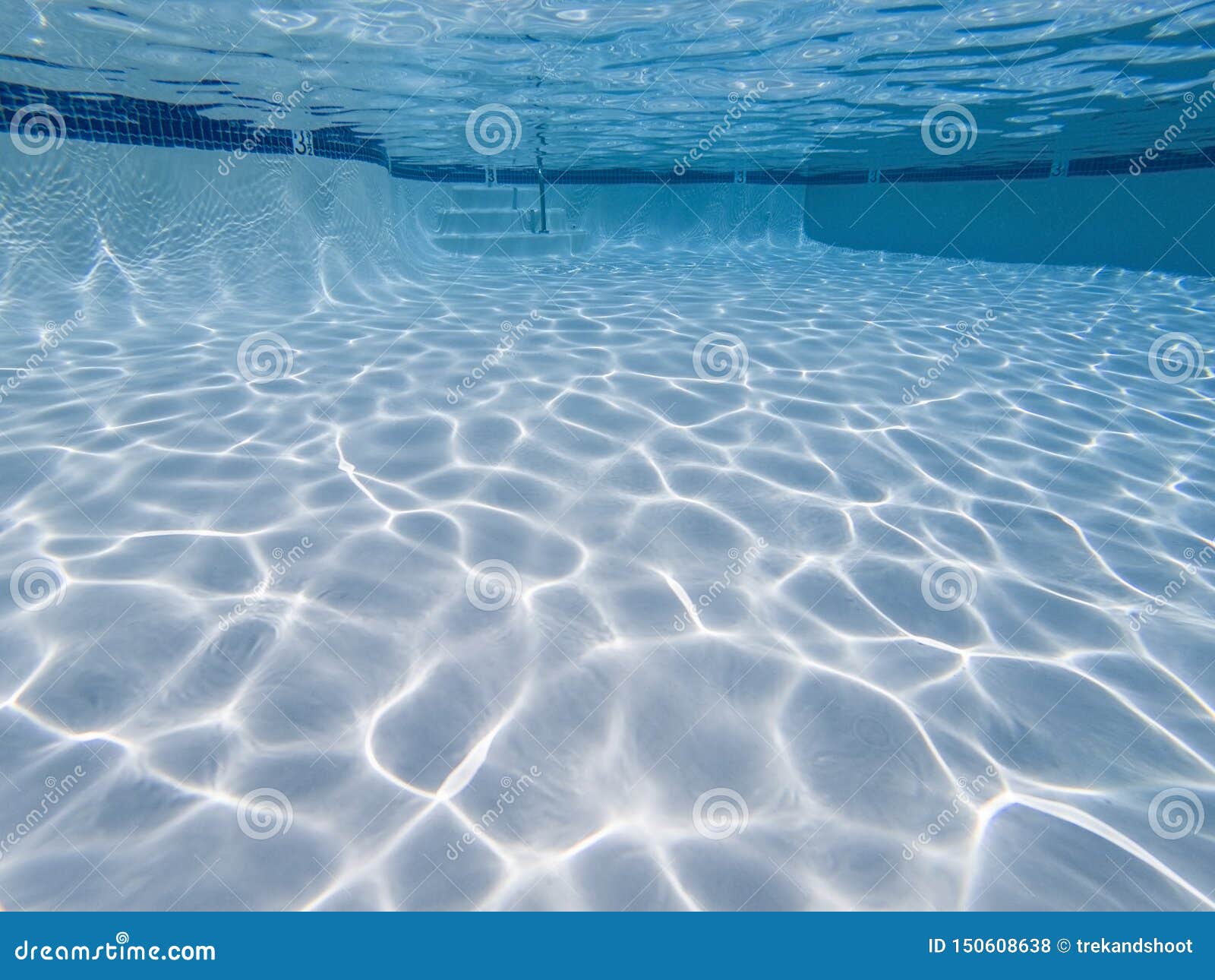 Underwater View of Empty Swimming Pool Stock Photo - Image of view ...