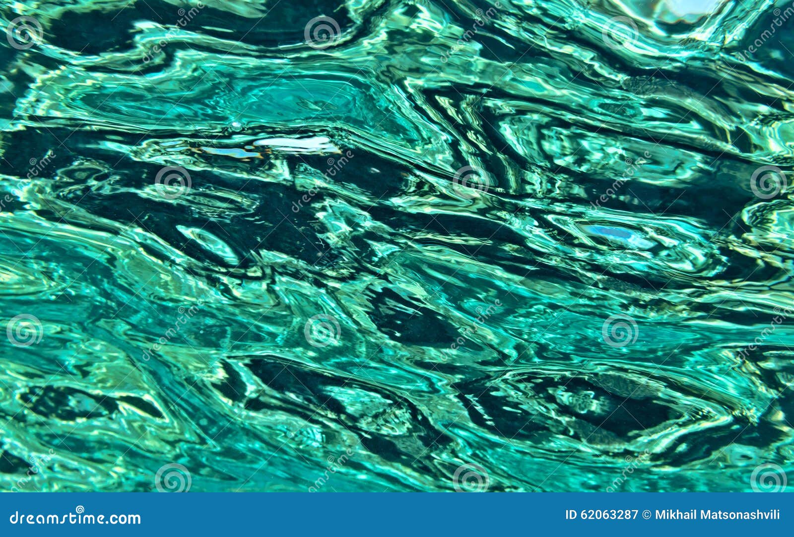 Underwater View on an Ocean Surface Stock Image - Image of aqua, water ...