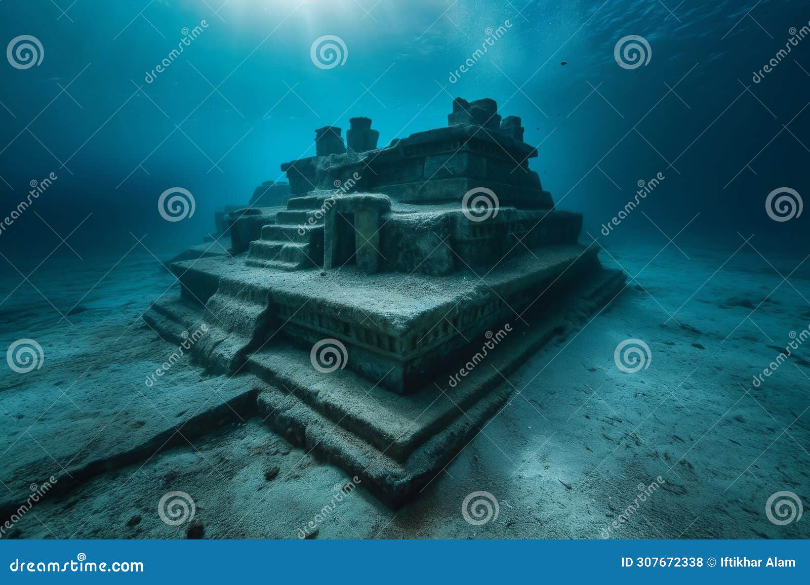 Historical Divers Exploring Ancient Coral Formations, Discovering ...