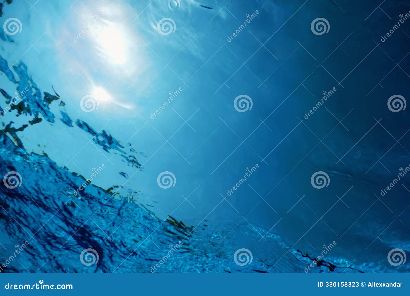 Underwater View of the Swimming Pool Stock Image - Image of refreshing ...