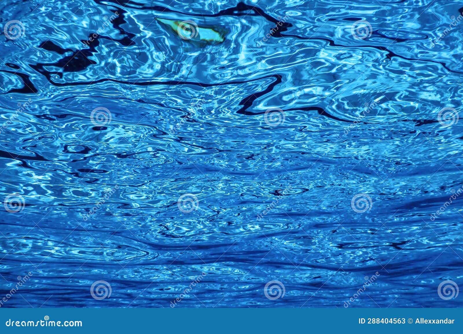 Underwater View of the Swimming Pool Surface Stock Image - Image of ...