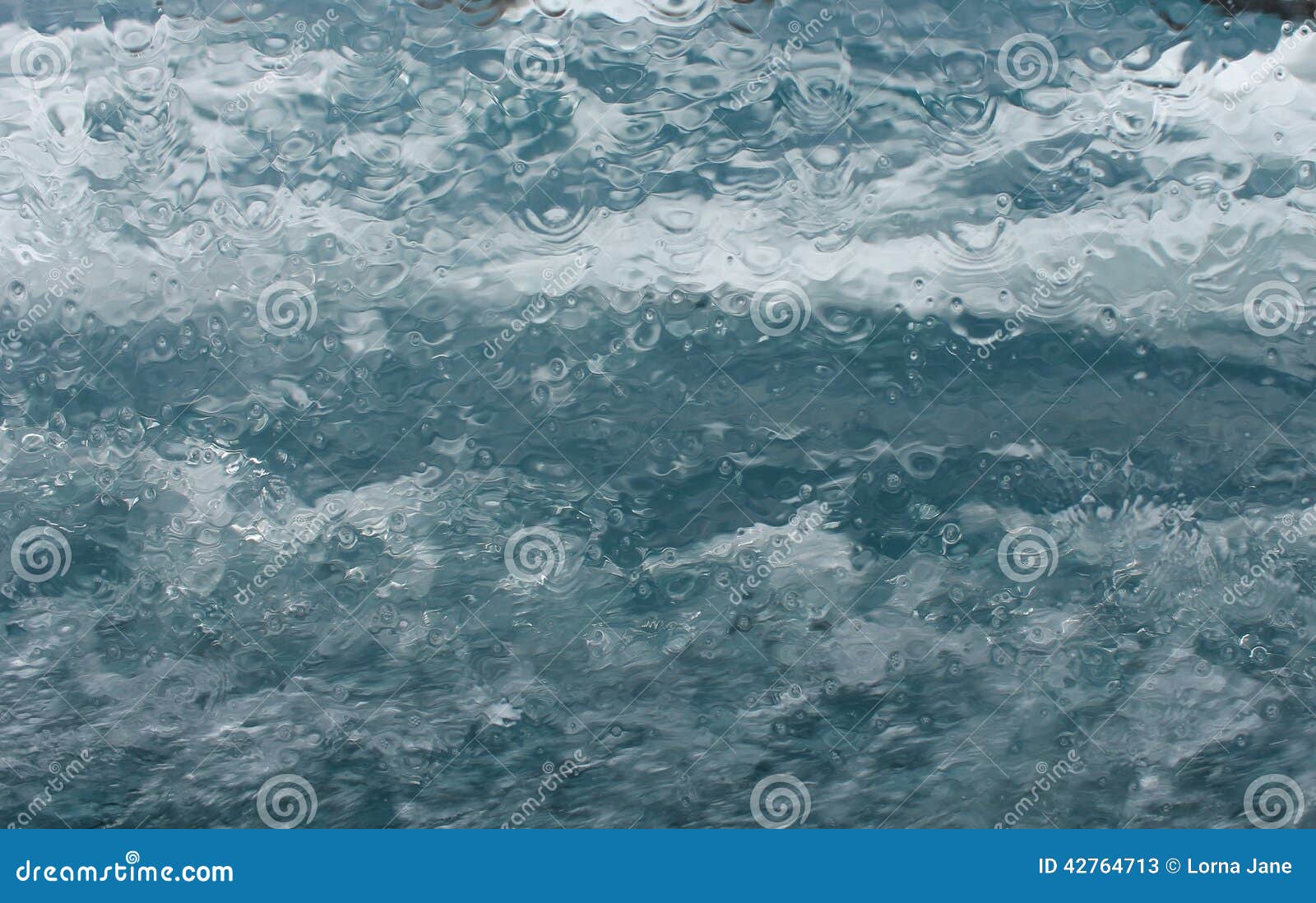 Underwater Water Splash Waves Boat Window Stock Image - Image of ...