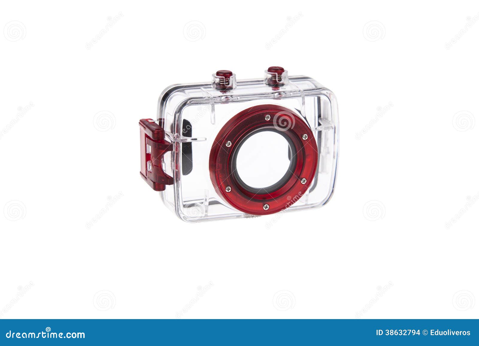 Underwater Waterproof Case for Camera Stock Photo - Image of fitness ...