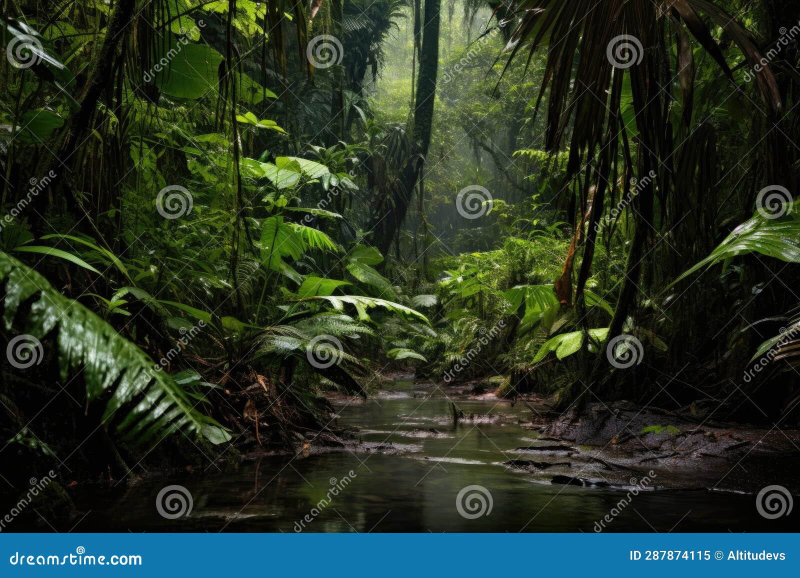 A Rainforest Is A Rich, Alive Habitat Distinguished By Its Abundant ...
