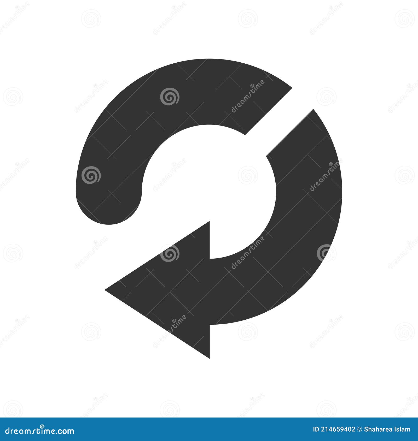 Undo Arrow Sign Icon Black Line Art Vector Logo Set | CartoonDealer.com ...
