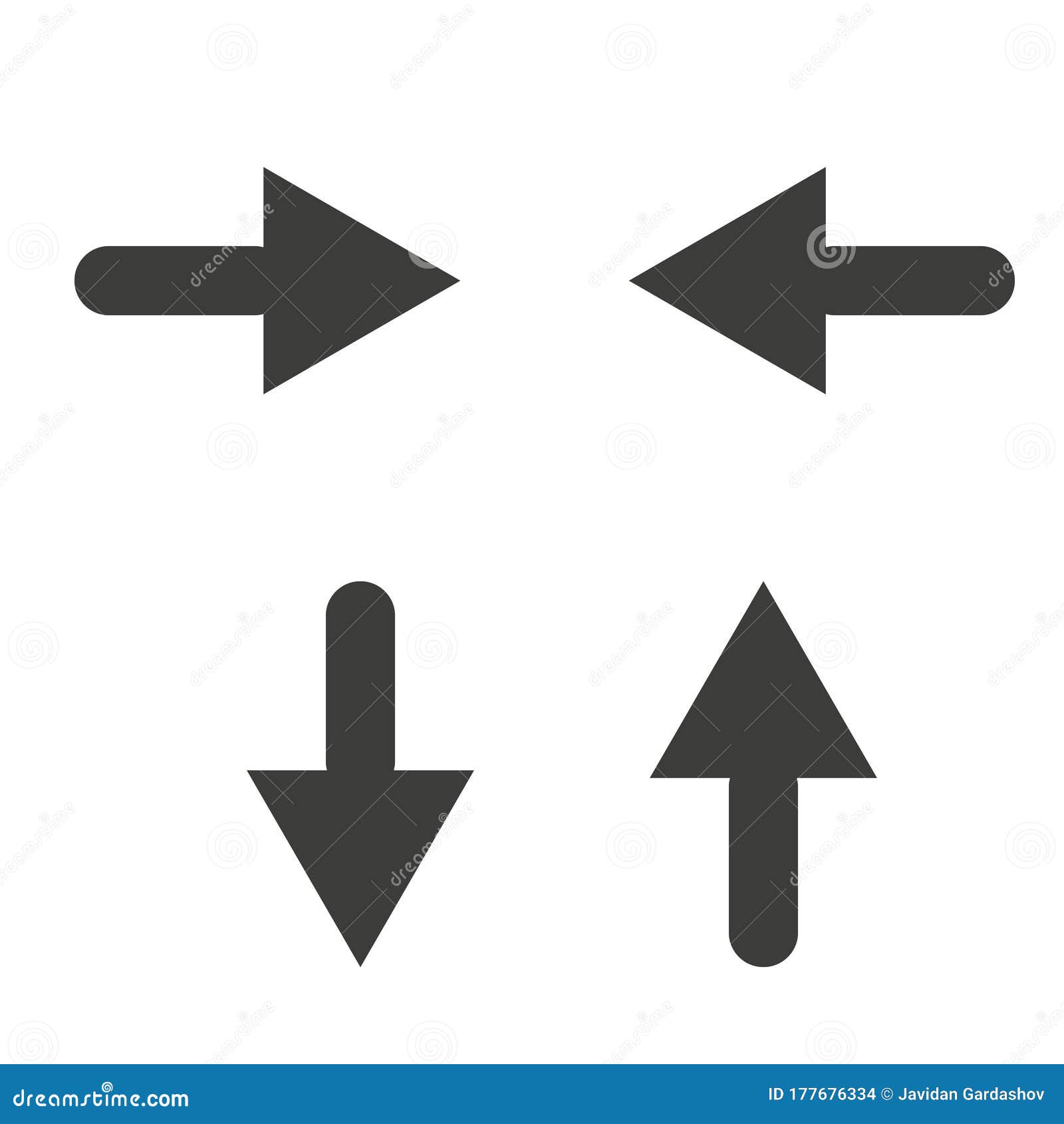 Undo Arrow Icon, Redo Arrow Icon. Direction Arrow Sign. Arrow Button ...