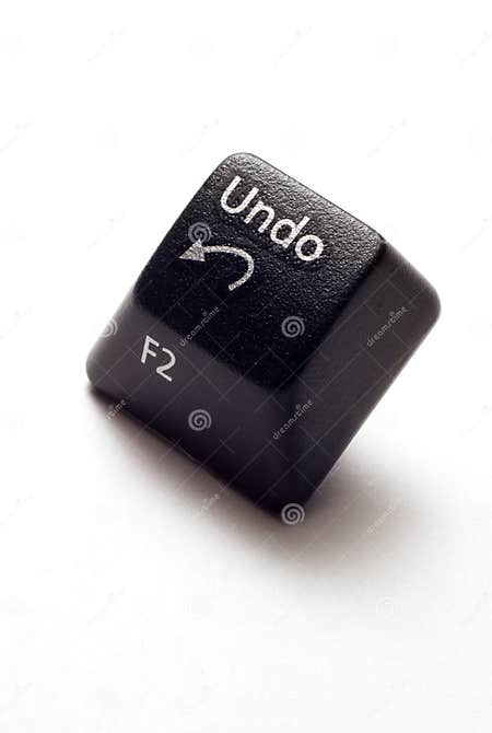 Undo Button from Computer Keyboard Stock Image - Image of regretful ...